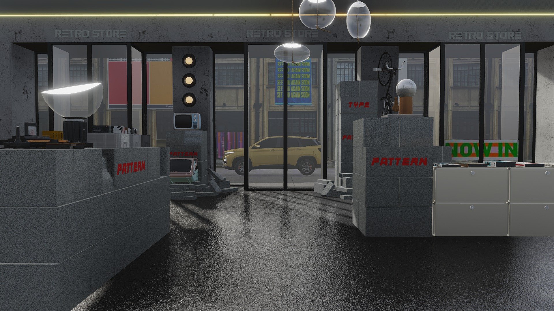 Grocery store - Buy Royalty Free 3D model by okotaru (@loaferspore) [31019ba] - Sketchfab Store