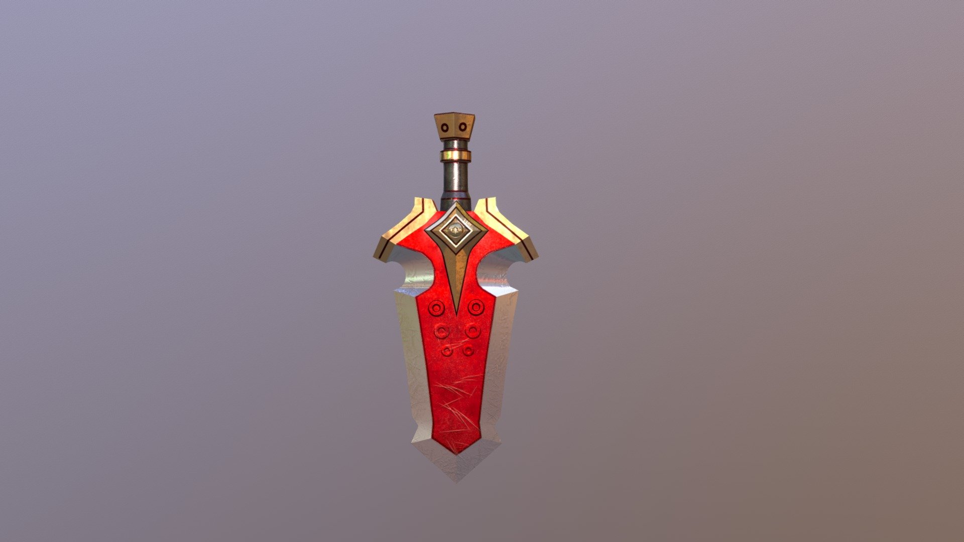 The Red Sword - 3D model by rahuldas9r6 [3102820] - Sketchfab