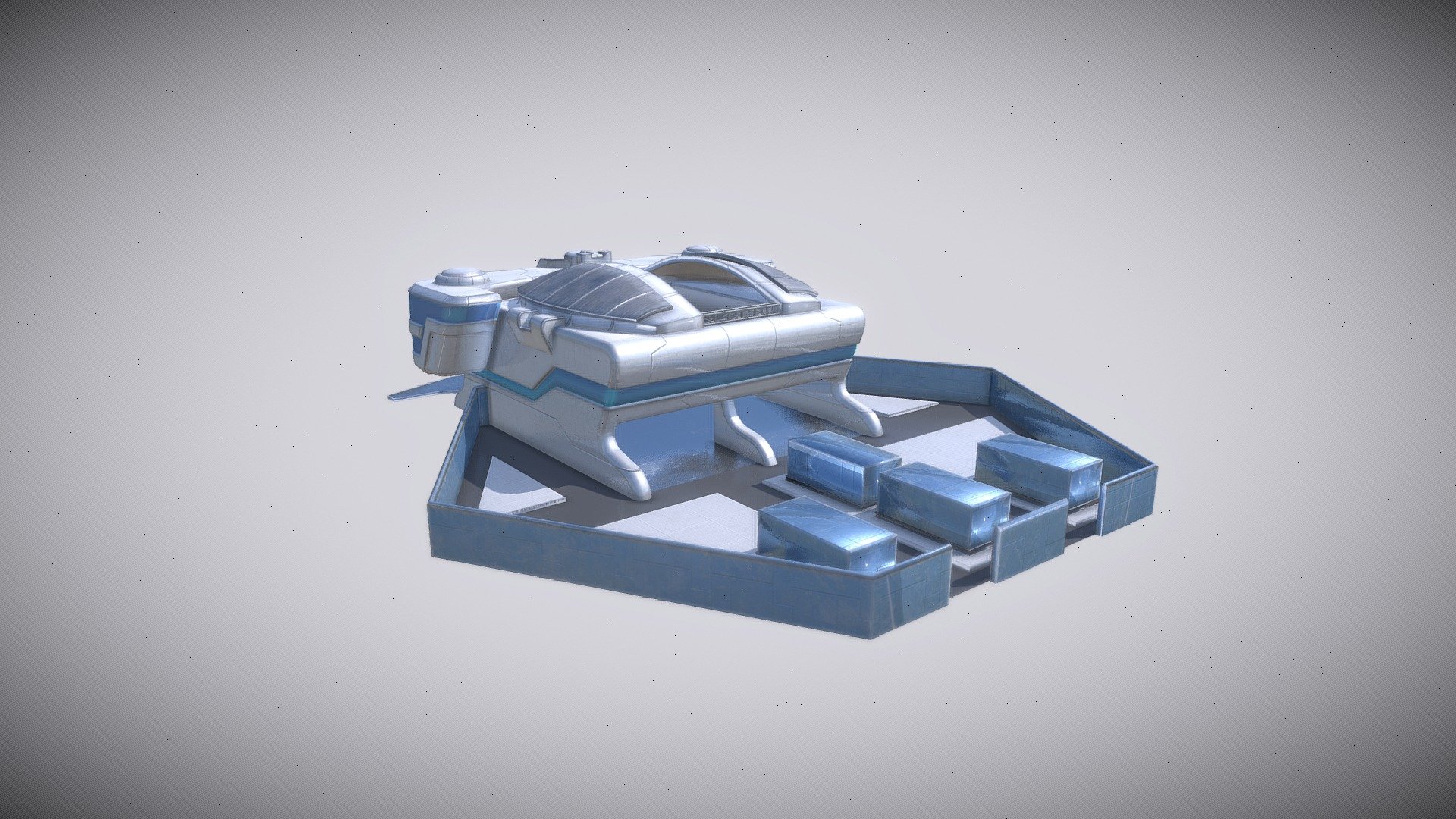 Dock - Tech Faction - 3D model by cryptopia-com [3102f01] - Sketchfab