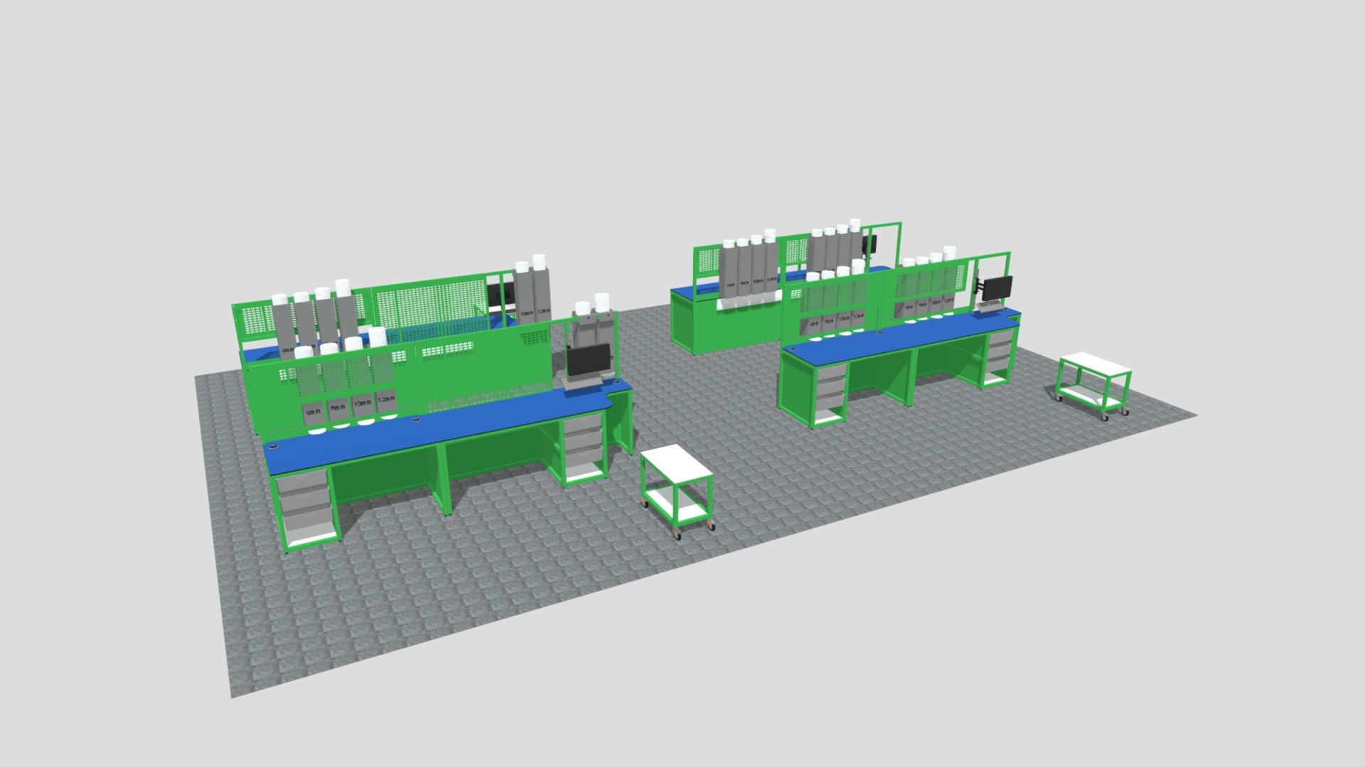AW - FAR9770 Inspection Re-Reel Benches - 3D model by 3D-VIEW (@Jake ...