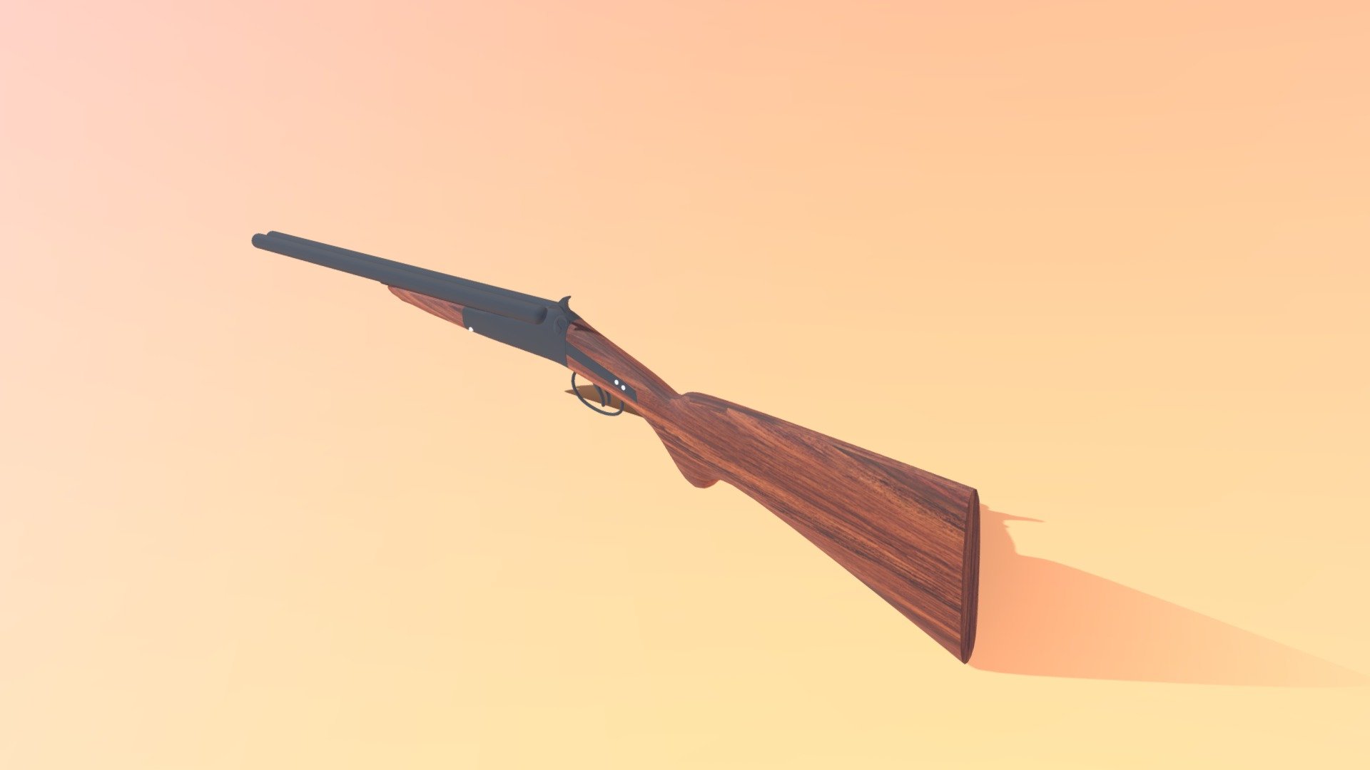 Double Barrel Shotgun - Download Free 3D model by MeMakesGames [31044d5] - Sketchfab