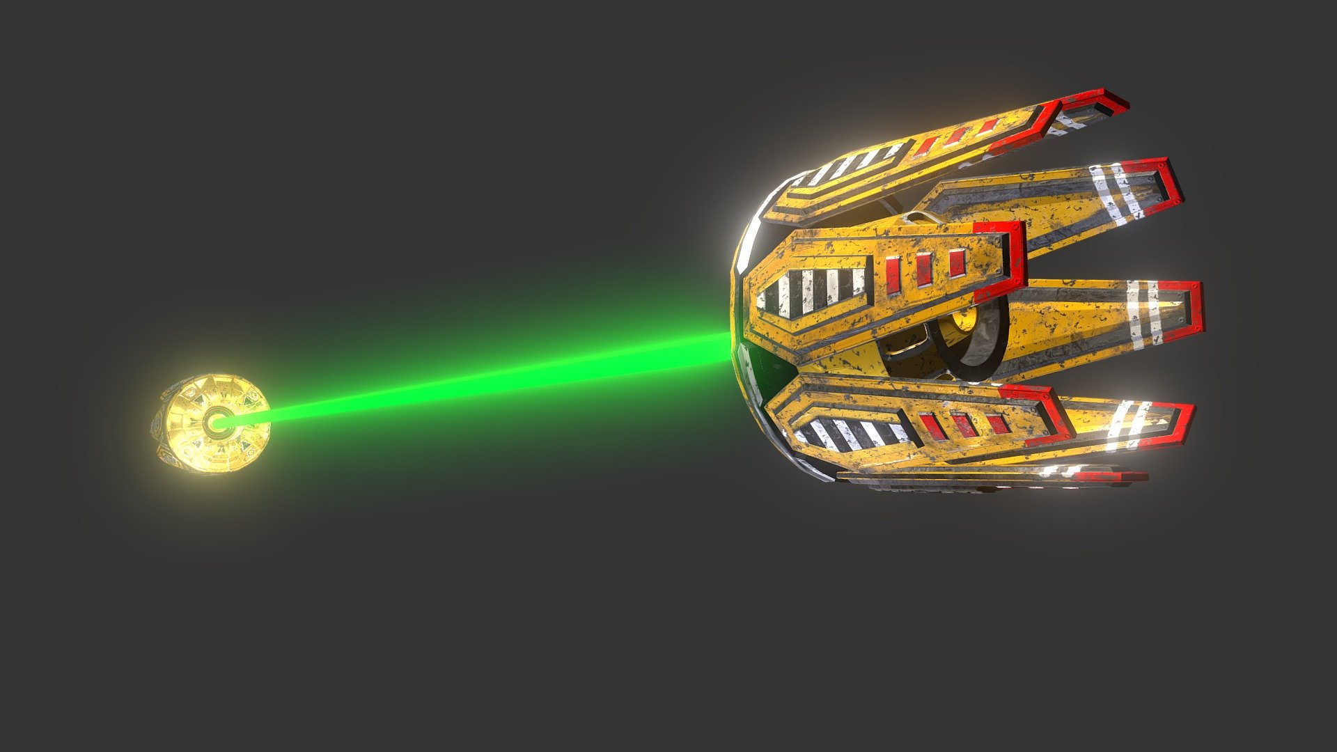 Floating Laser Beamer - 3D model by Orhun Evcimen (@orhun) [3105370 ...