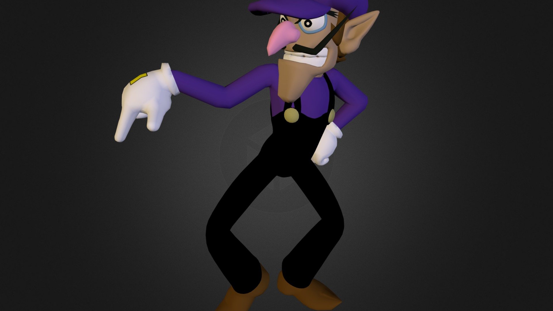Waluigi trophy.zip - 3D model by frannyw1807 [310841f] - Sketchfab
