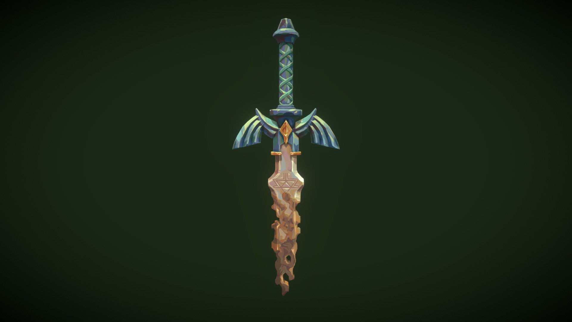 Master Sword Fanart - 3D model by Slaato [3109ce3] - Sketchfab