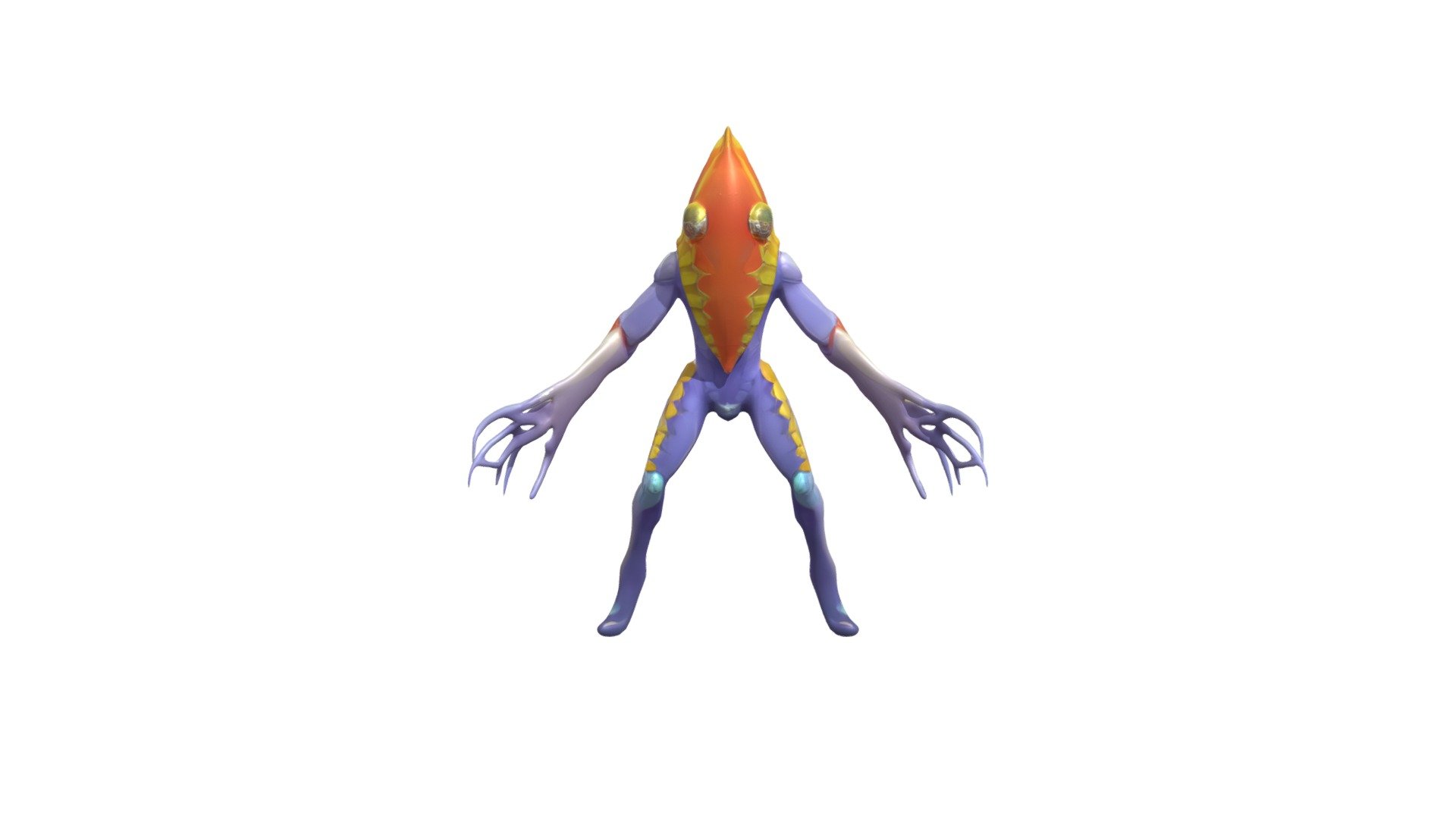 Illuminati Wars - Alien fish-head humanoid - Download Free 3D model by ...