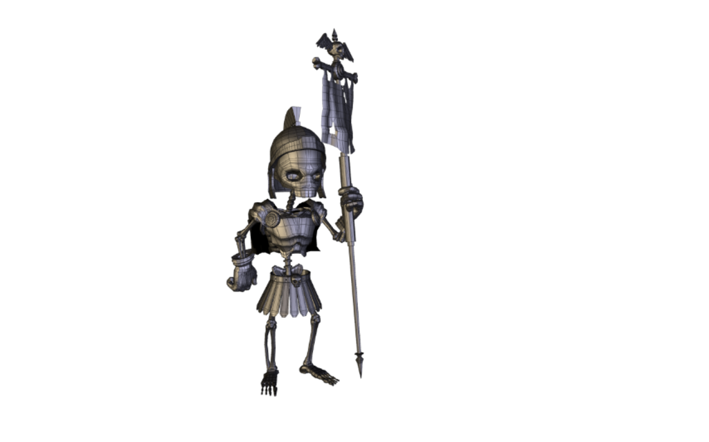 Roman Skeleton - 3D model by nain.posteur [310b9da] - Sketchfab