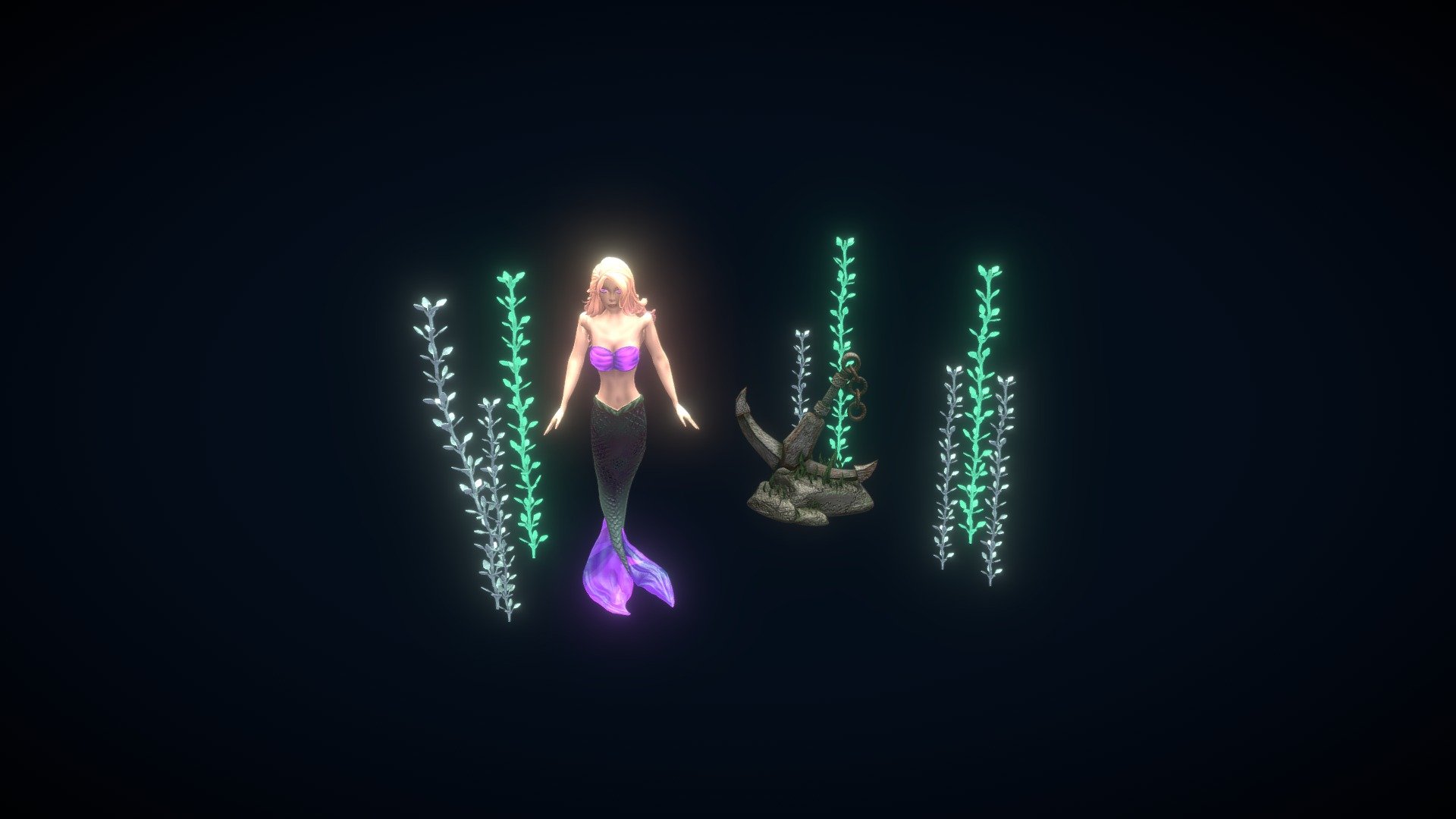 Mermaid - 3D model by yulia.loznovenko [310c8ef] - Sketchfab