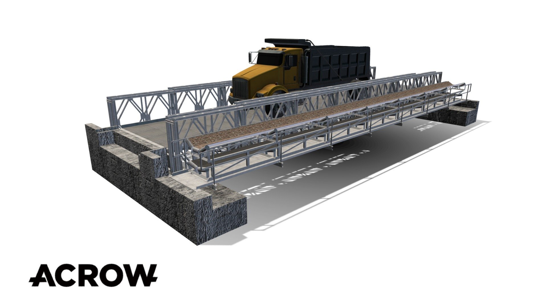 Mabey Compact 200™ - Truck and Convetor - 3D model by ©Acrow. All ...