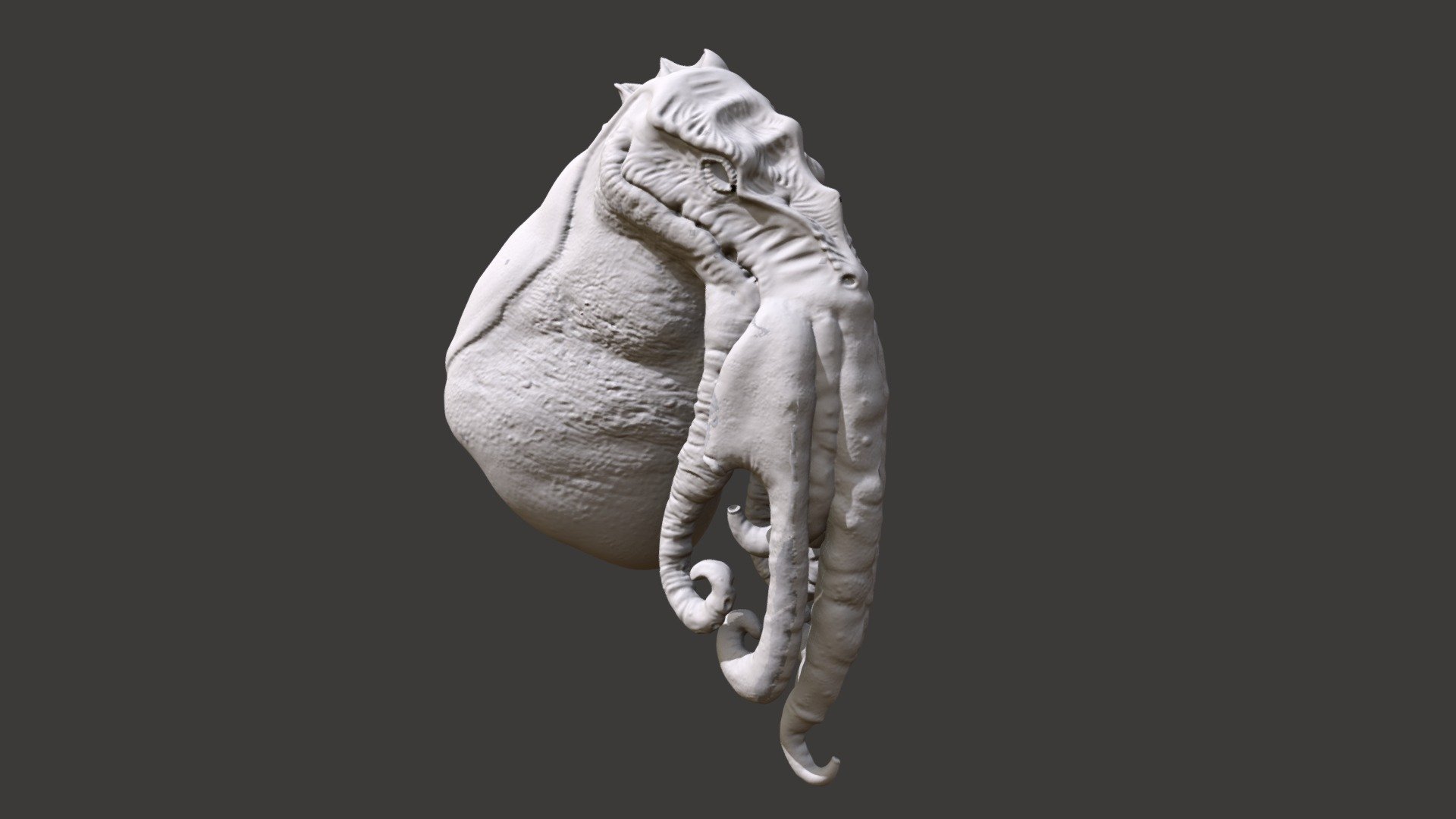 Creature Bust Game Res WIP - Download Free 3D model by JordanFost ...