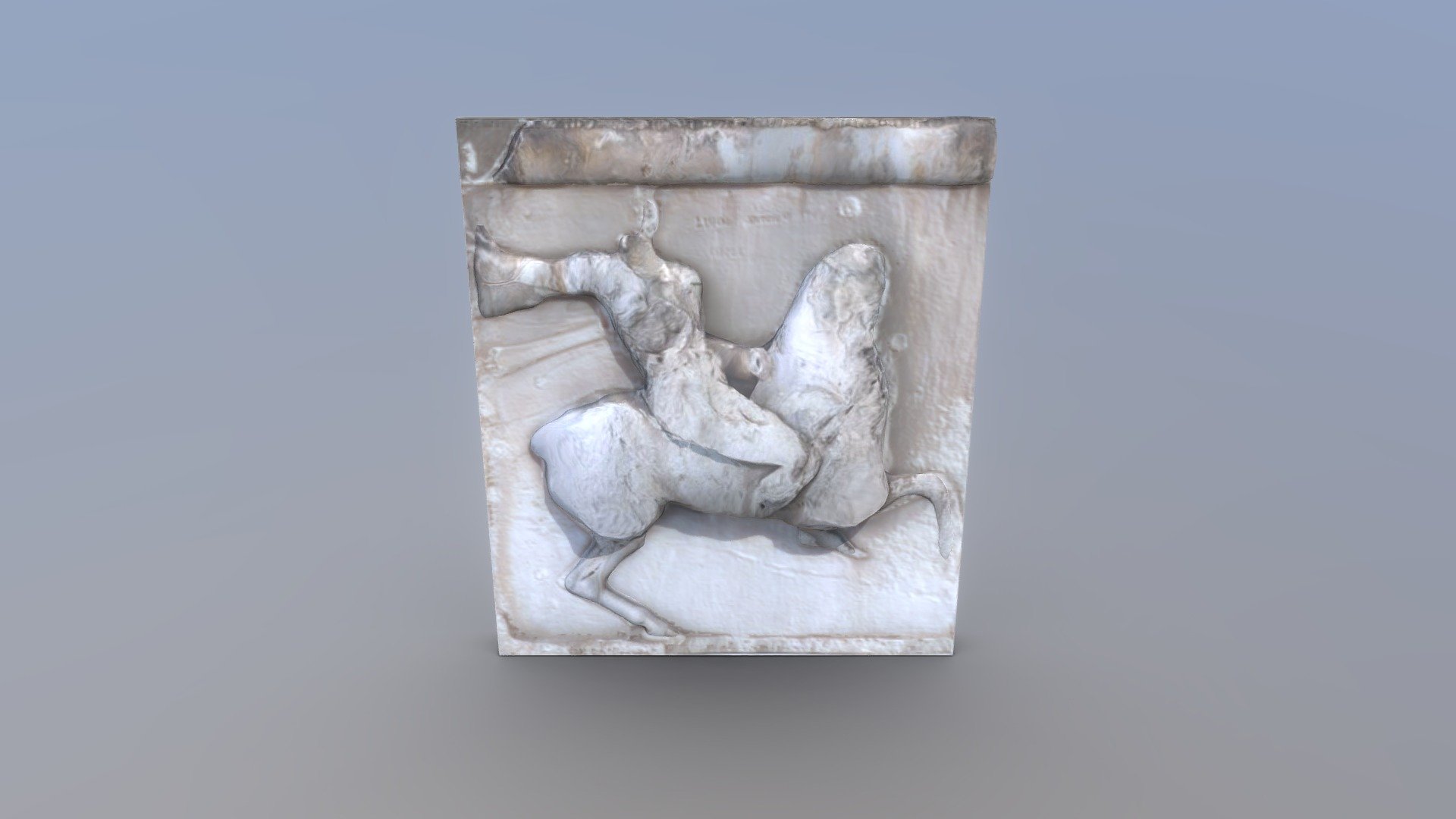 Parthenon | West Metope One - 3D model by iPedia [310dd90] - Sketchfab