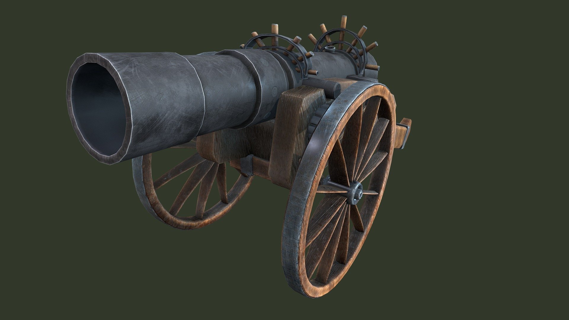 封神記 Sun Wheel War Cannon - 3D model by SianavaIV [31131bd] - Sketchfab