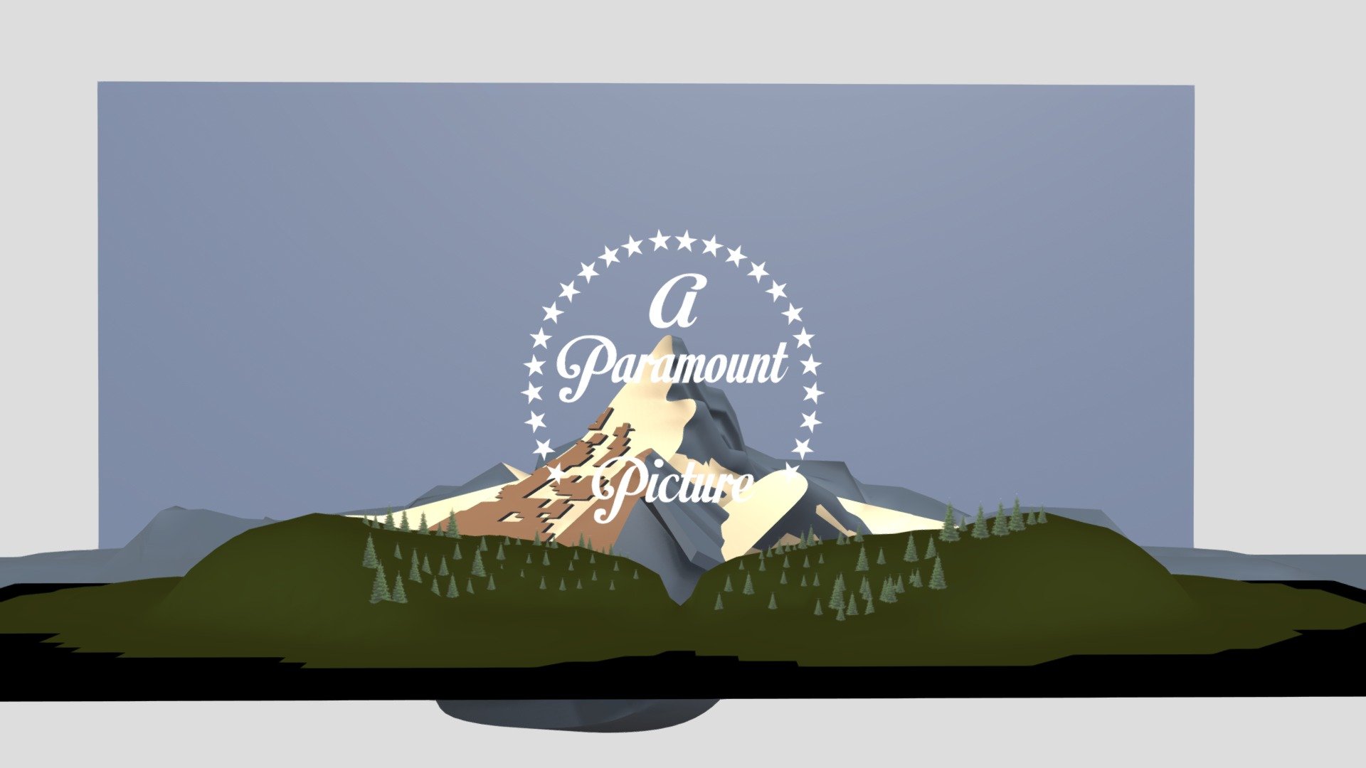 Paramount Pictures Logo (1953-1968) Remake V3 - Download Free 3D model ...