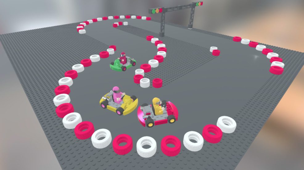Go Kart Racing - 3D model by gautier [31150b6] - Sketchfab