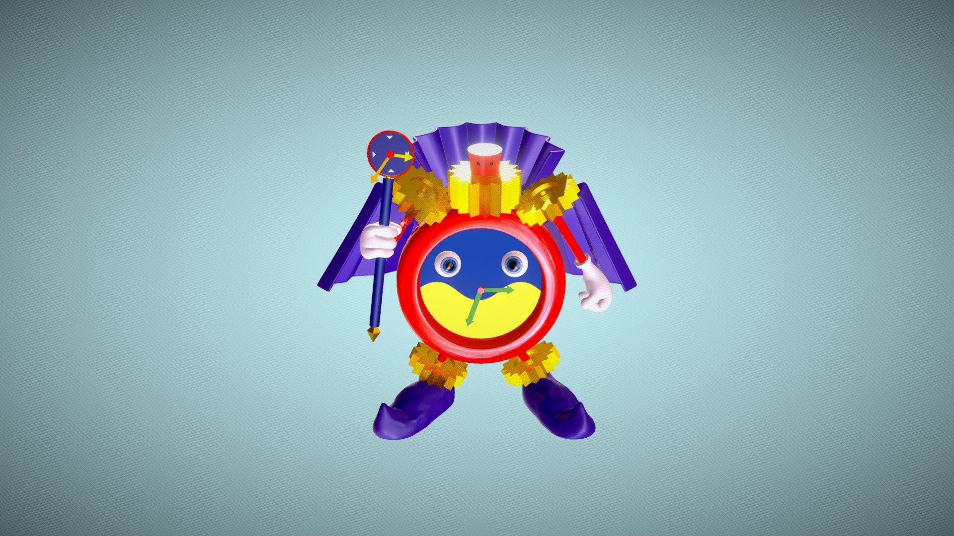 Time Wizard - Download Free 3D model by Samuel Mema (@samuelmema33 ...