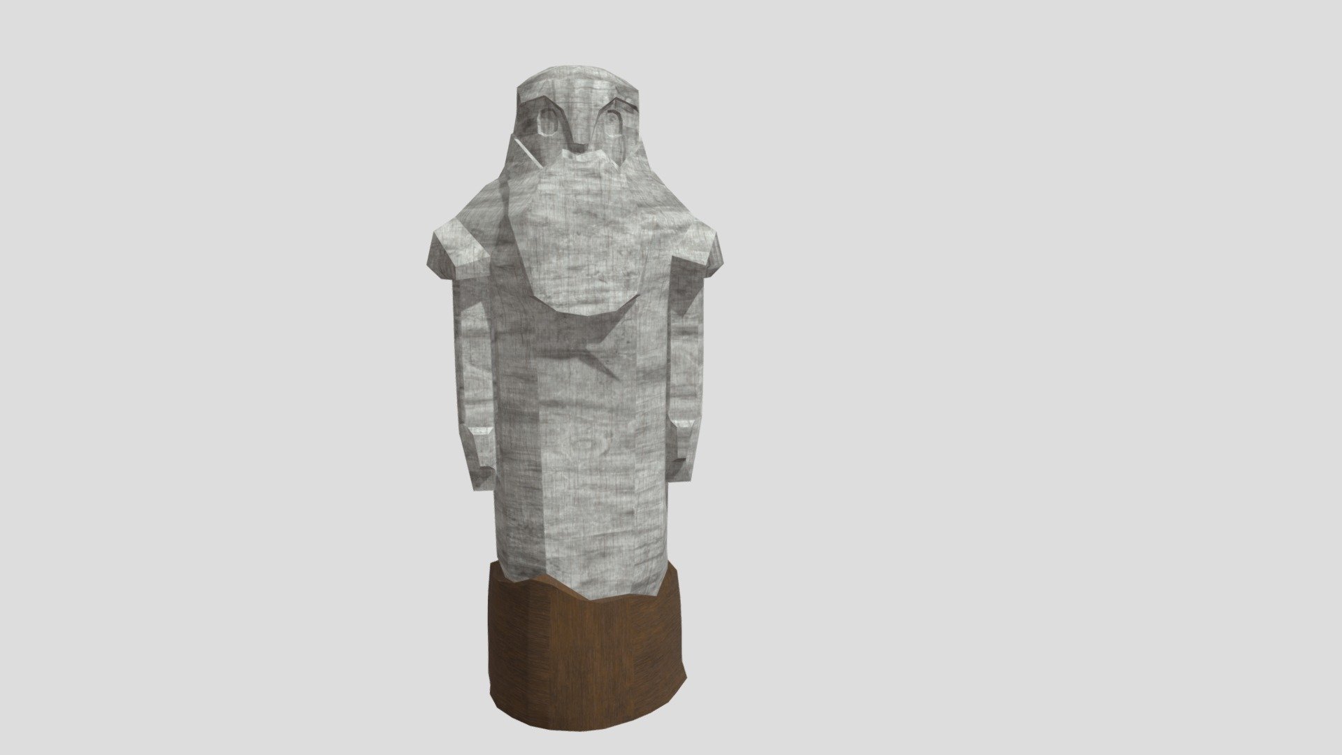 Idol Wooden Statue - 3D model by JDHayball [31188c7] - Sketchfab
