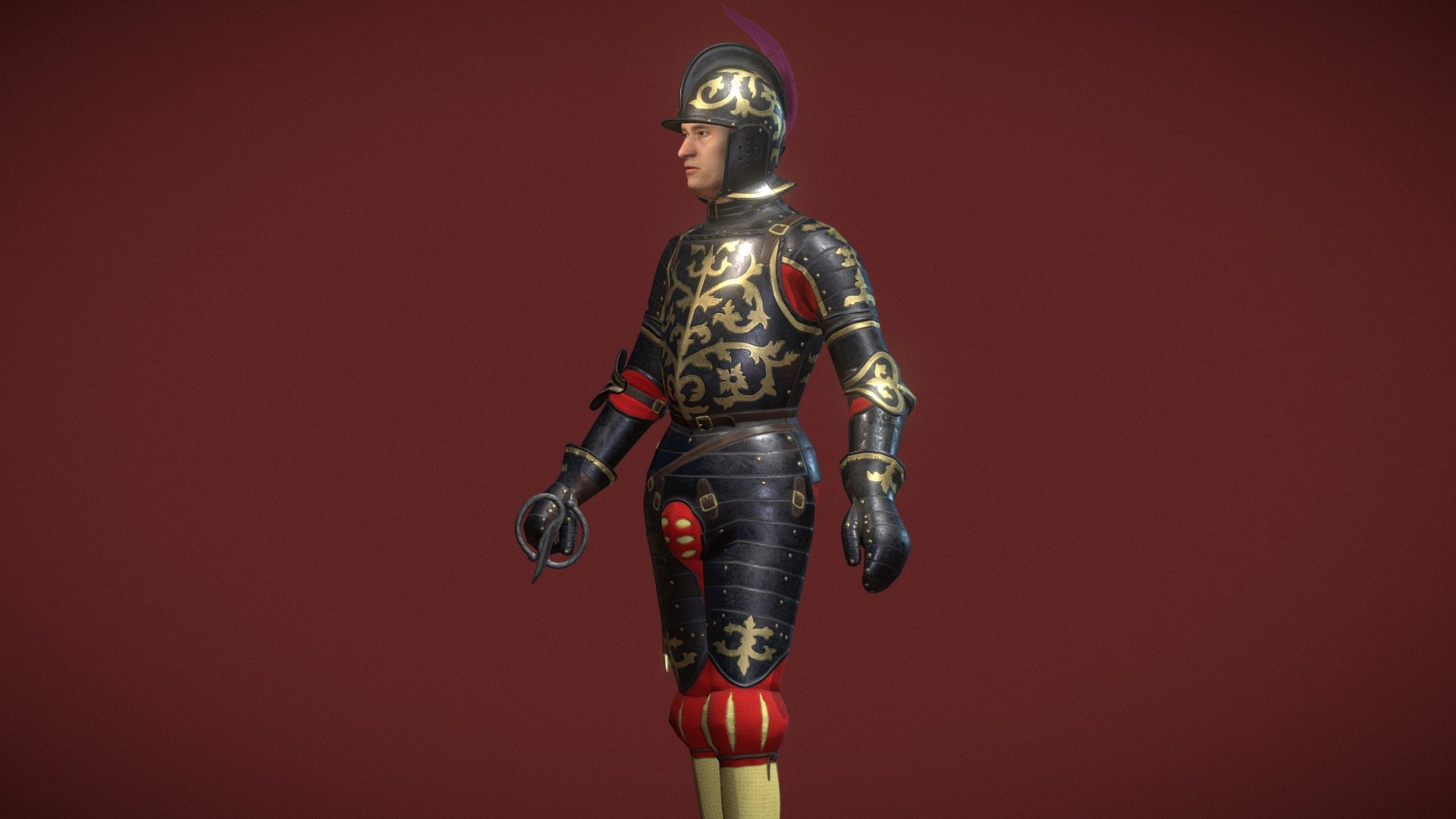 xvı Century German Mercenary 2.0 - 3D model by Morejo [3118bf2] - Sketchfab