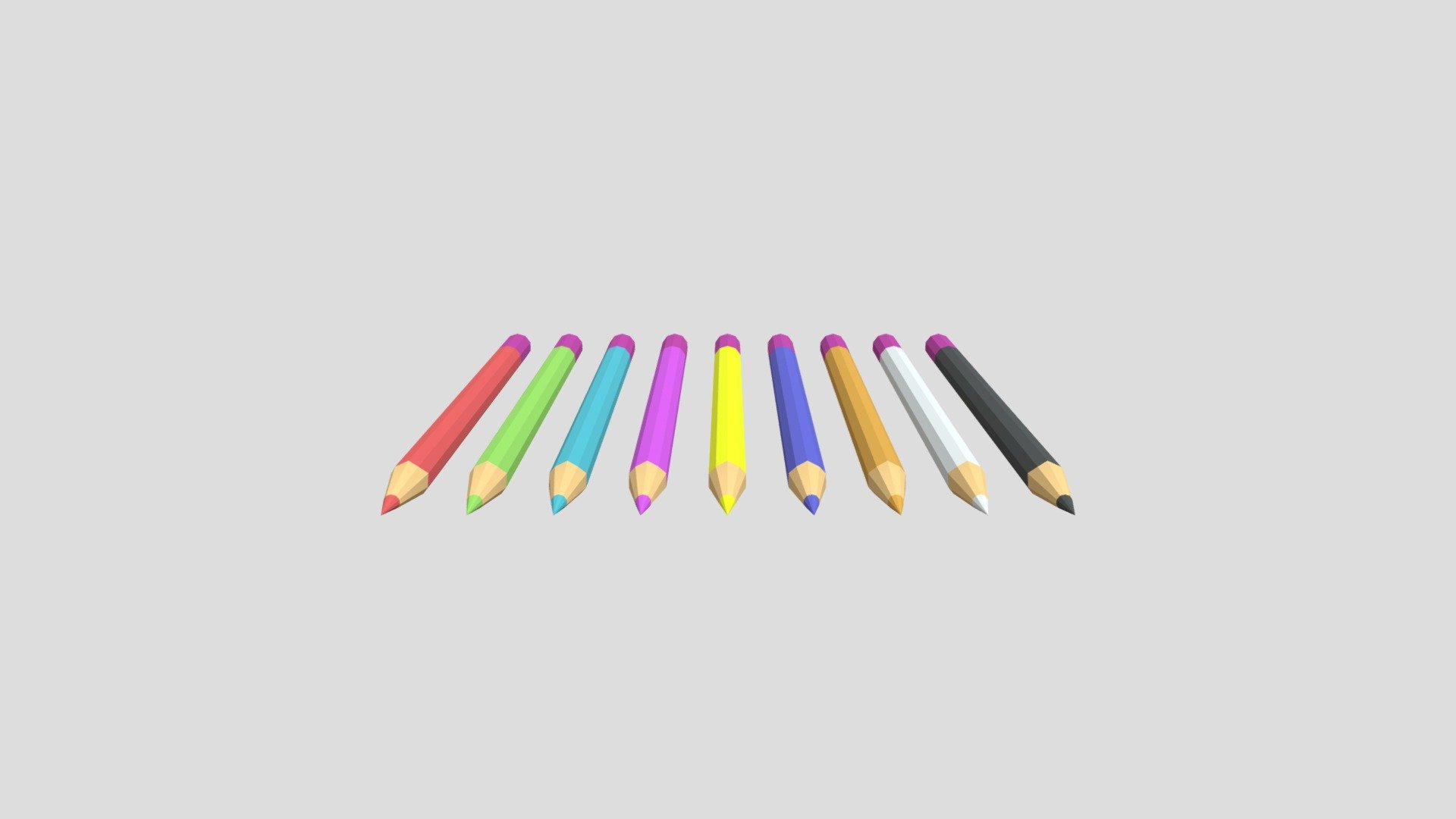 Pencil 3d Model - 3D model by dixitlakhani (@dixitlakhani28) [3118dc1 ...