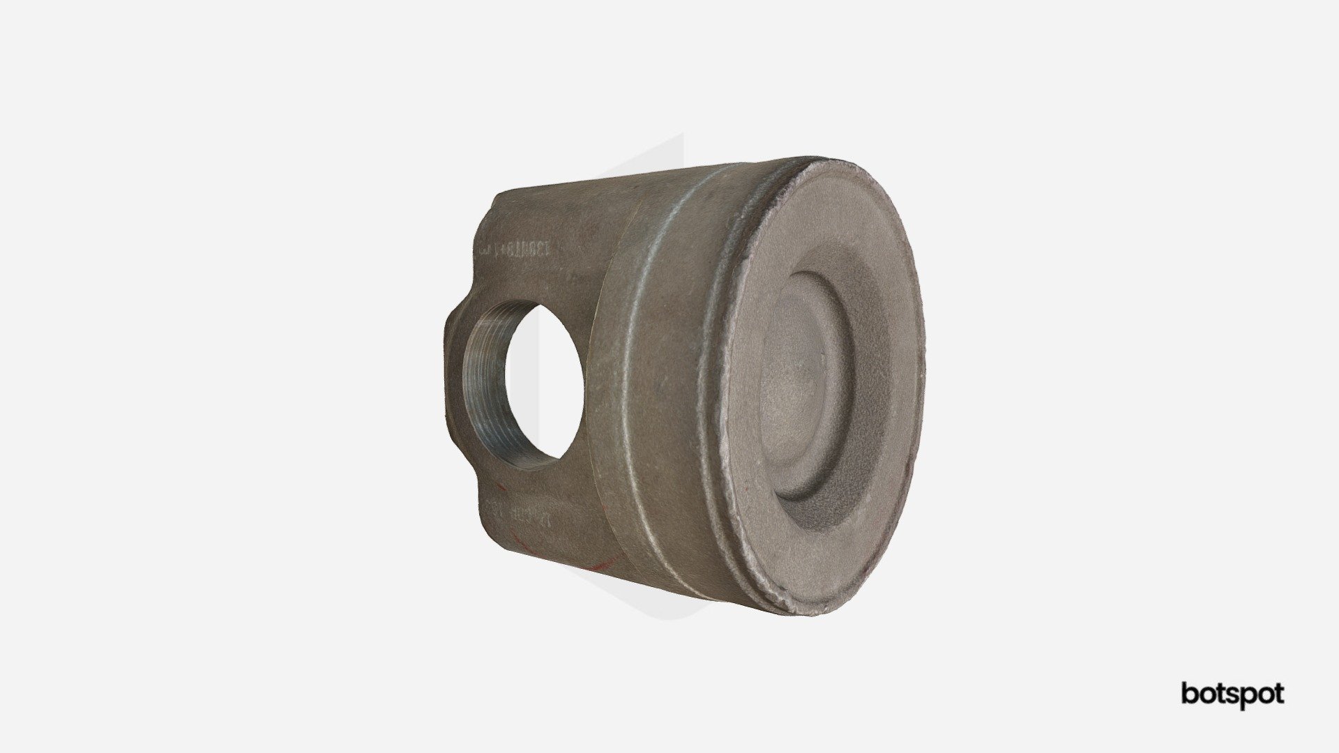 Piston head // Raw model - 3D model by botspot (@botspot3d) [31193a0 ...
