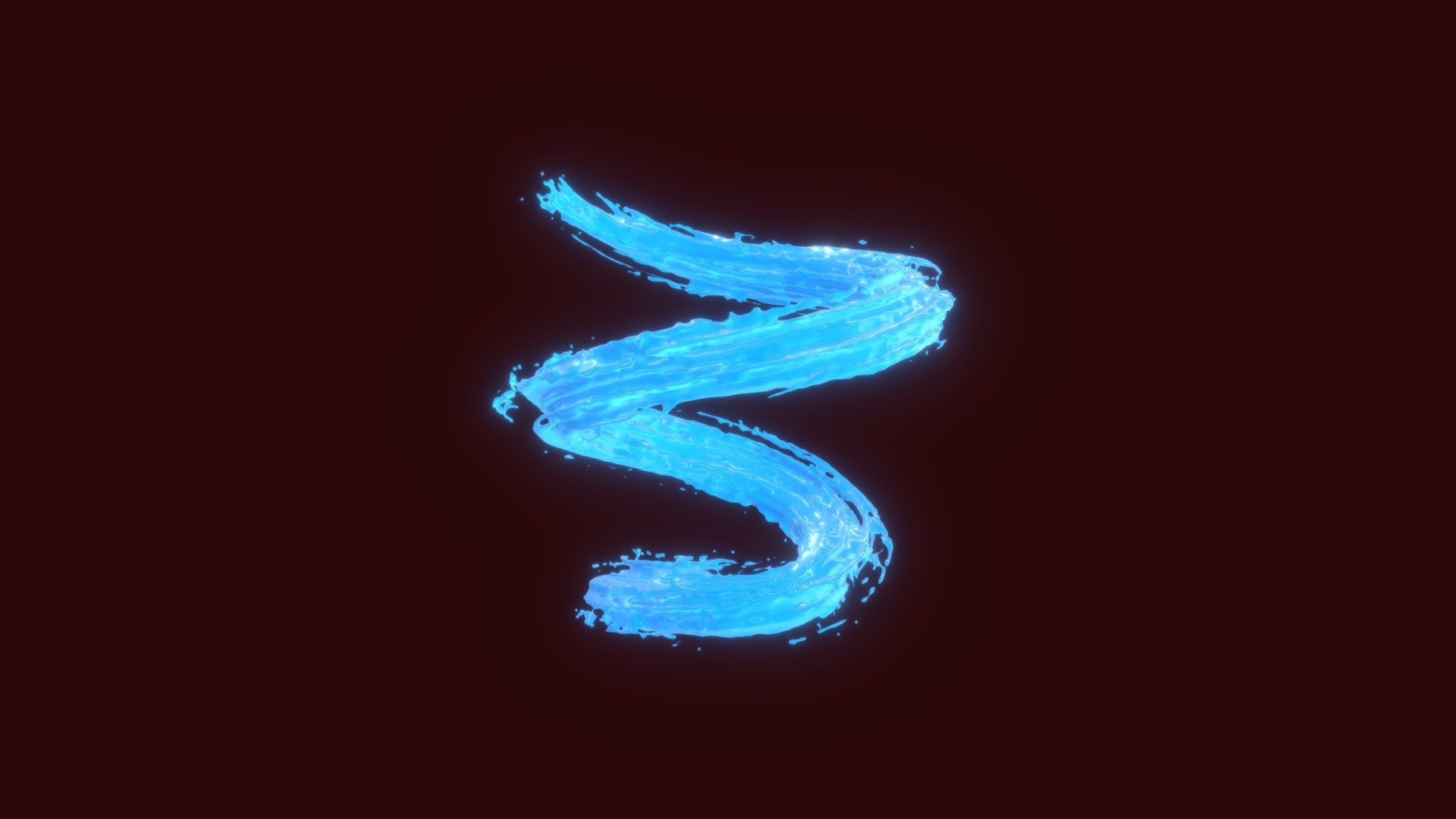 Spiral Up Splash B - Static frame HD. - Buy Royalty Free 3D model by ...