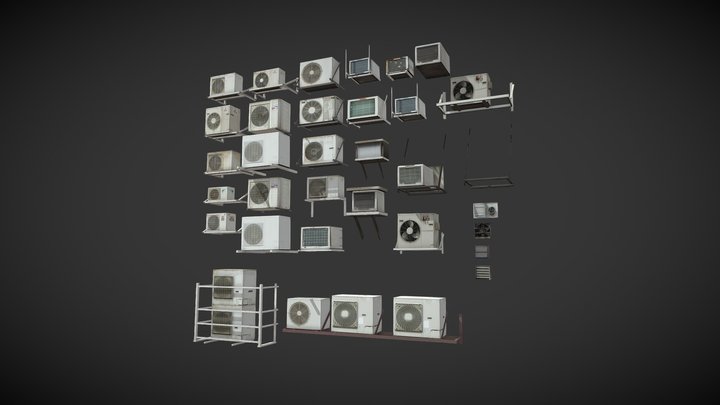 Airconditioner 3D models - Sketchfab