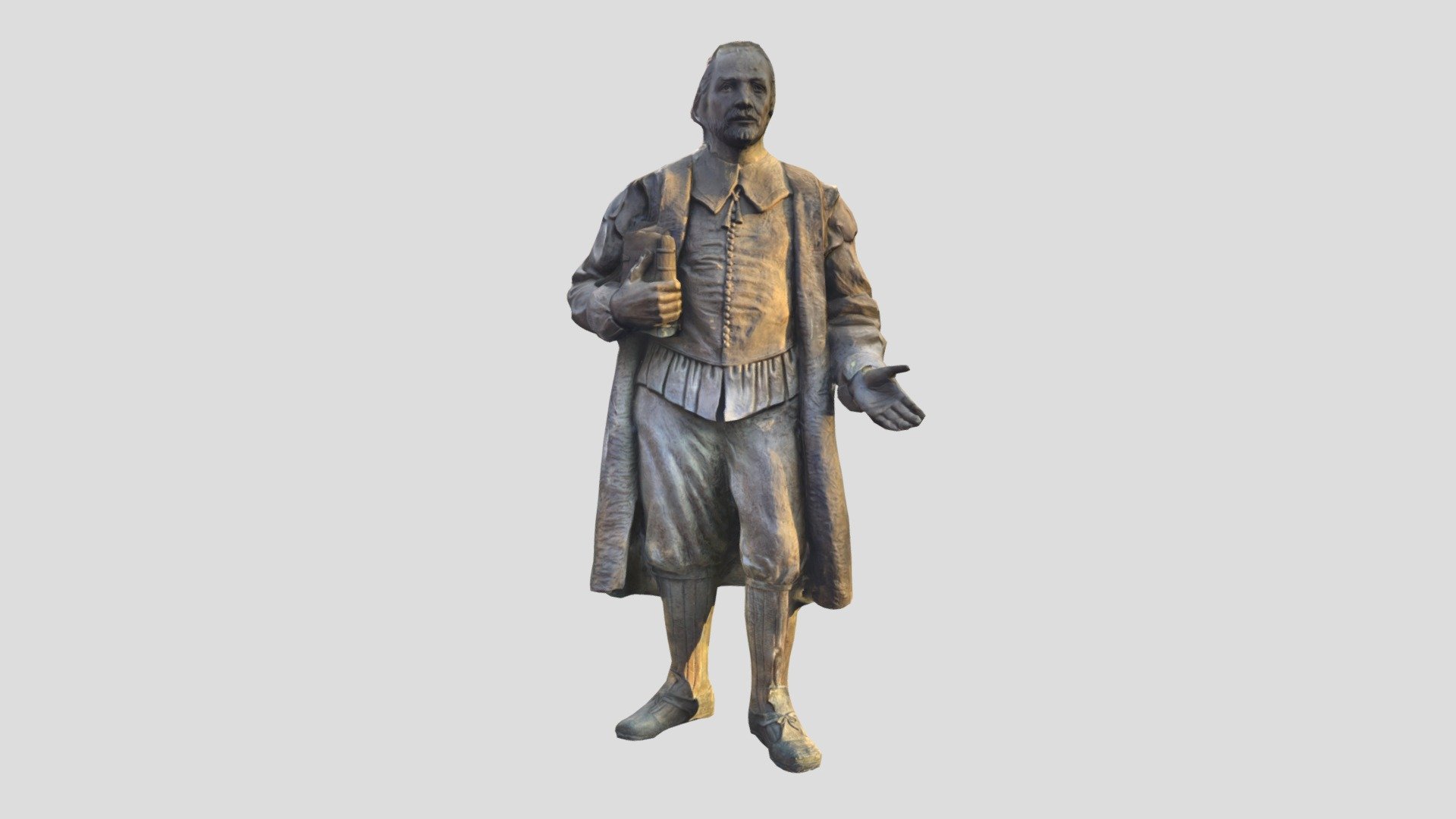 Rev. Henry Whitfield - Download Free 3D model by David Wigforss ...