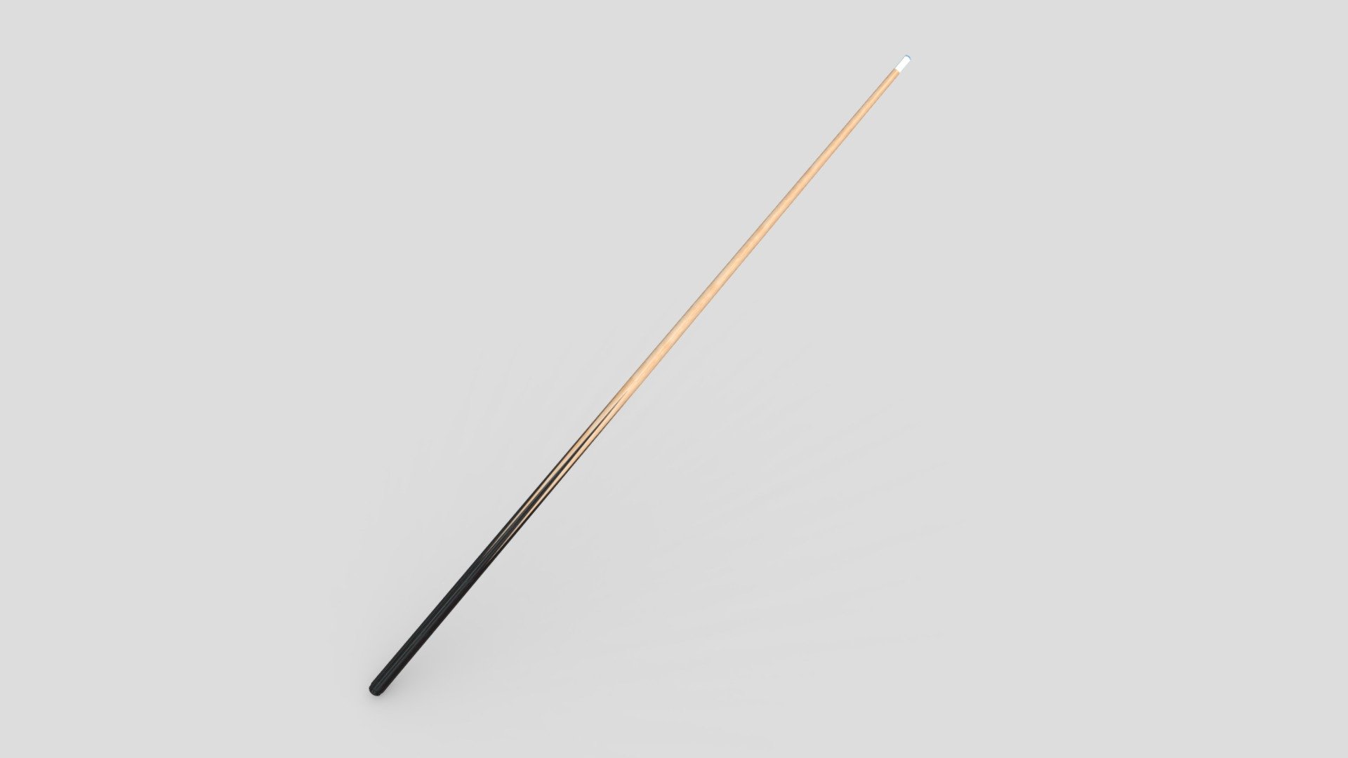 CC0 - Cue Stick - Download Free 3D model by plaggy [311d2a1] - Sketchfab