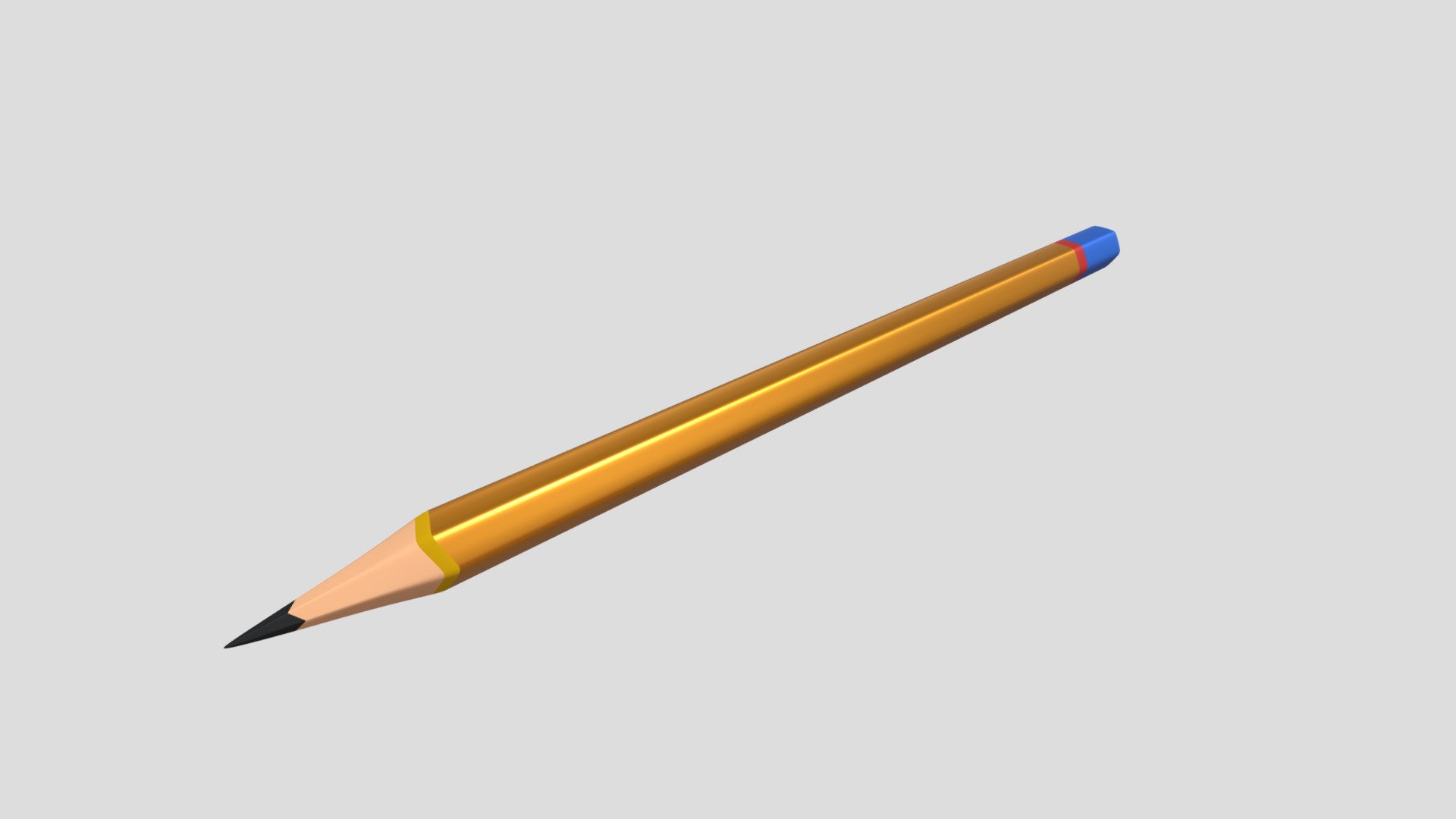 Pencil - Download Free 3D model by IHDR Design (@igordryapak) [311dbfc ...