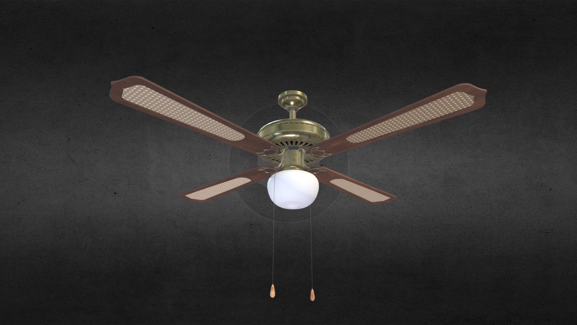 Ventilador (Ceiling fan) / Room prop bash - kit - Download Free 3D ...