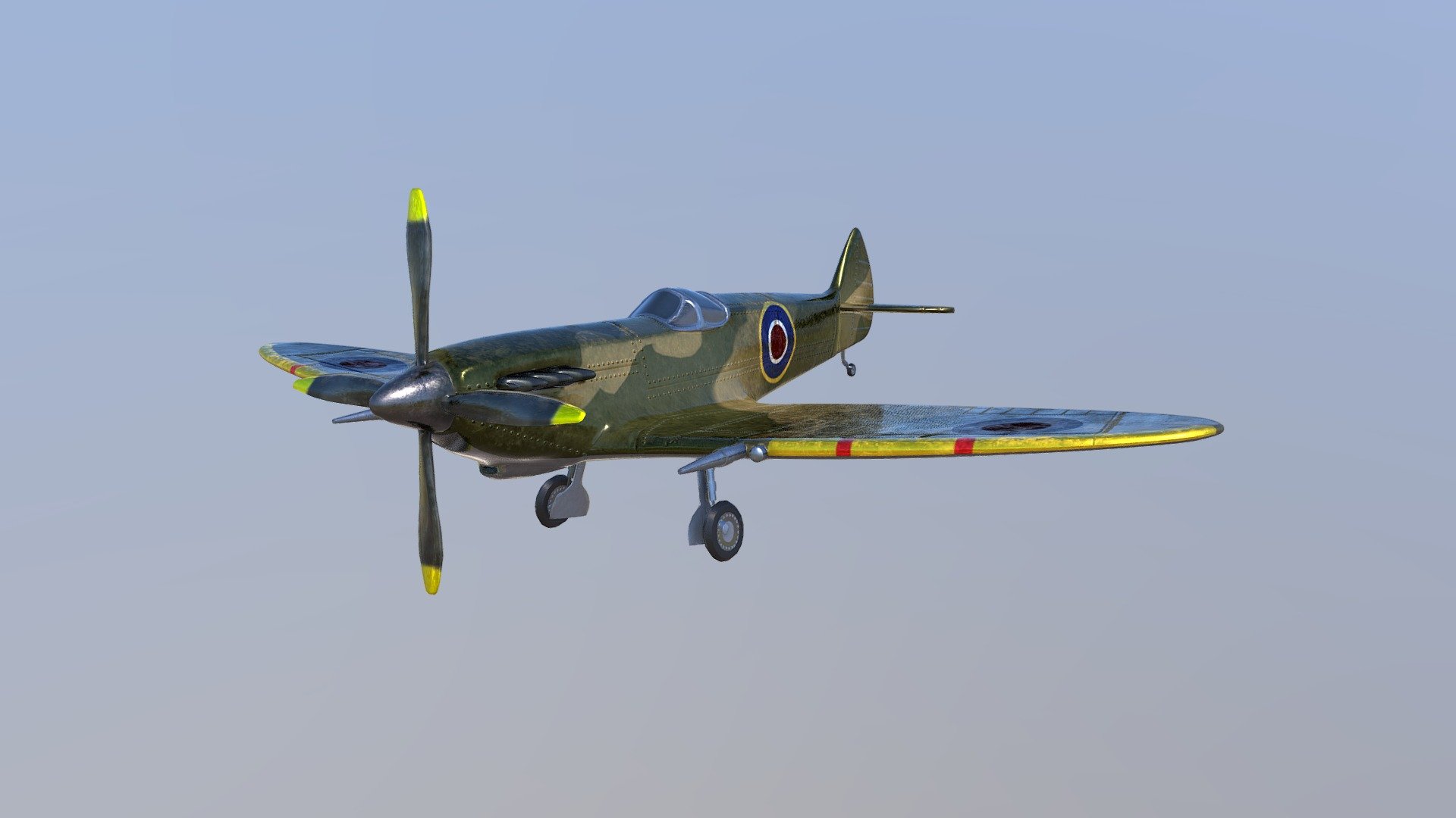 Spitfire - 3D model by Muhammad.Salal.Khan [311eb2f] - Sketchfab