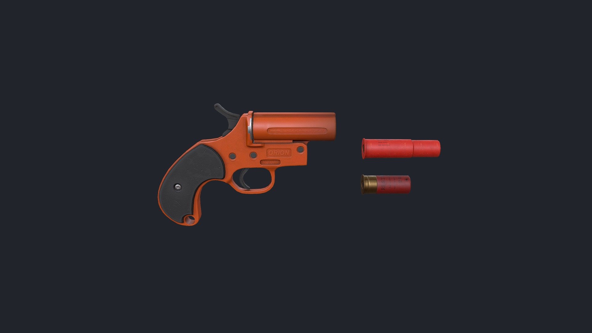 Flare Gun - Download Free 3D model by barism09 [311f052] - Sketchfab