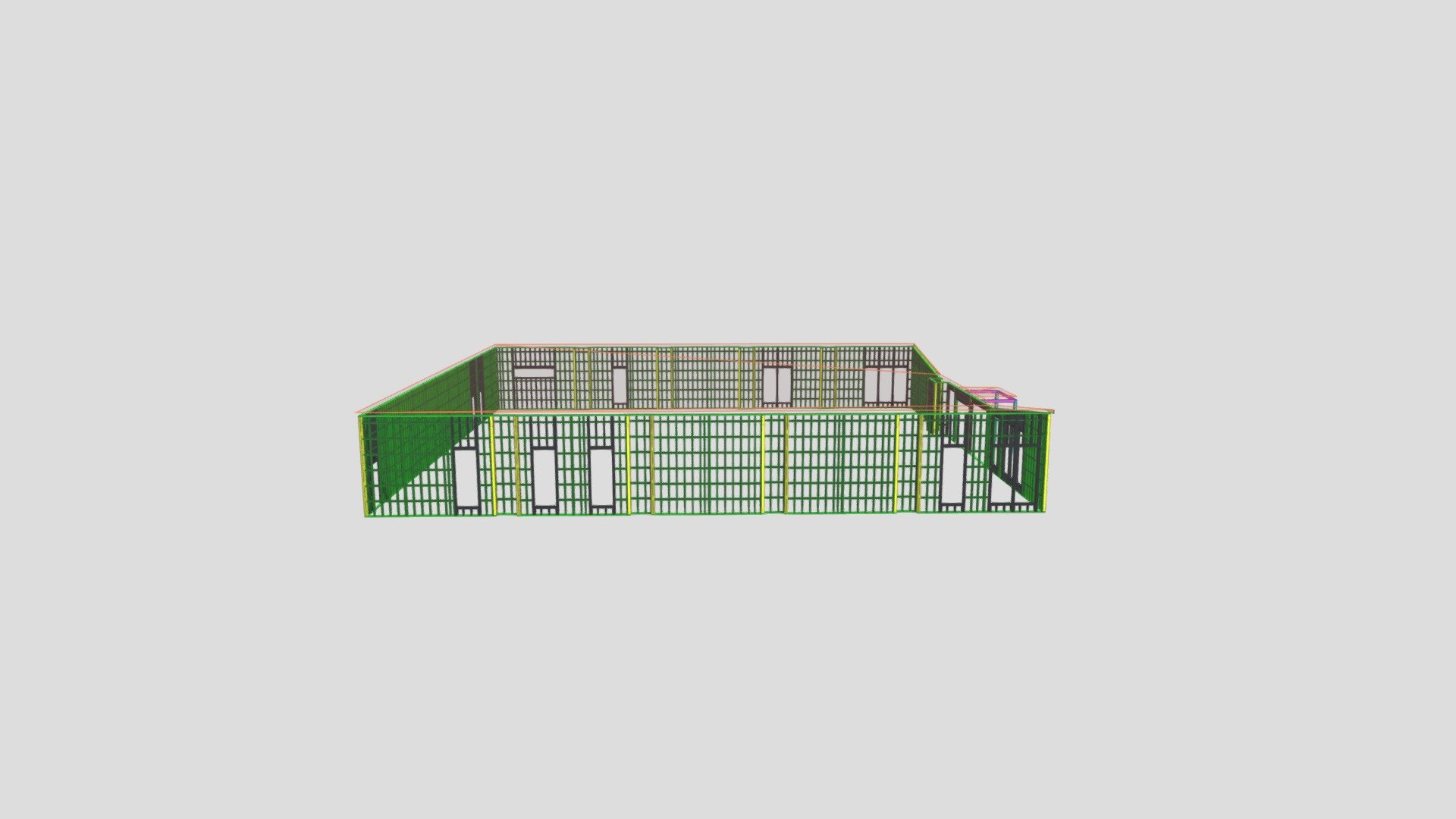 Milson - Building B - 3D model by hrjframeandtruss [3121404] - Sketchfab