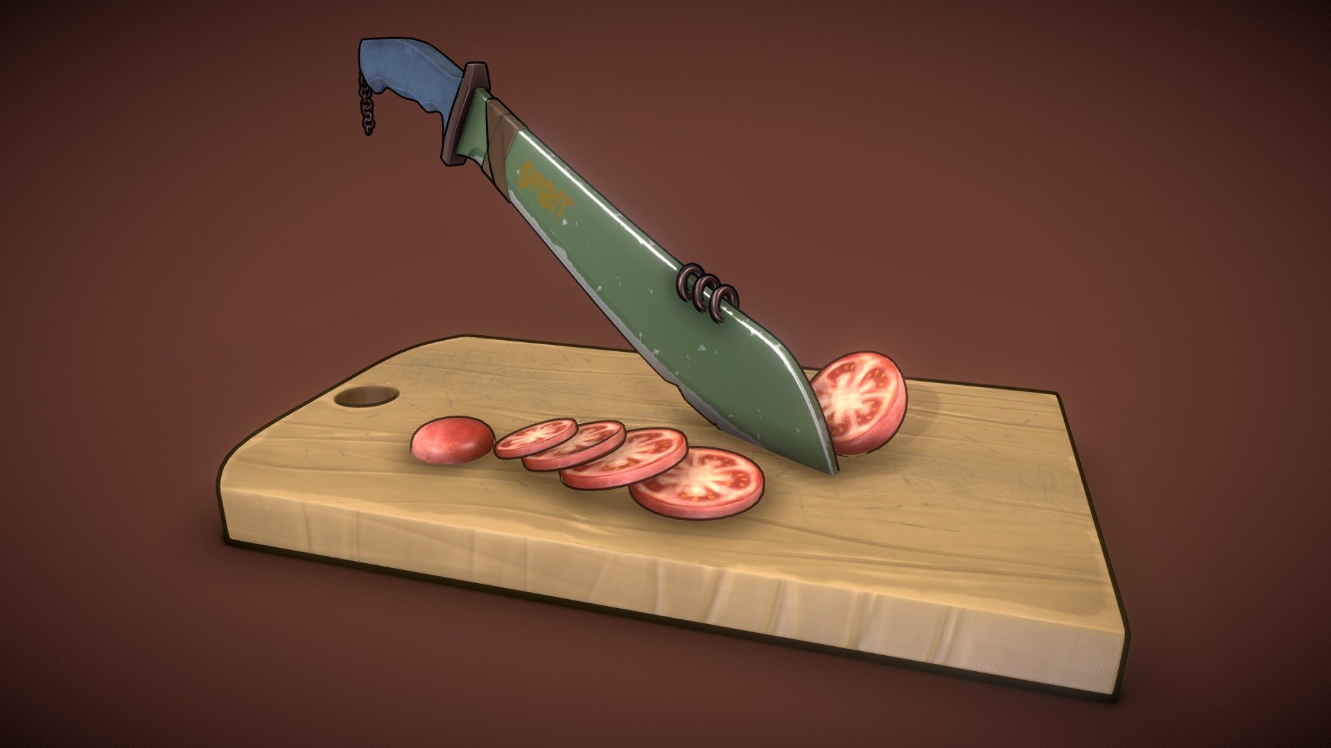 Stylized machete - Download Free 3D model by Lisnik234 [3127160 ...