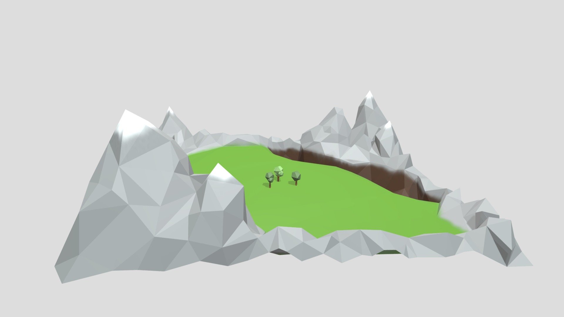 Landscape - Download Free 3D model by Cxrly97 [312847f] - Sketchfab
