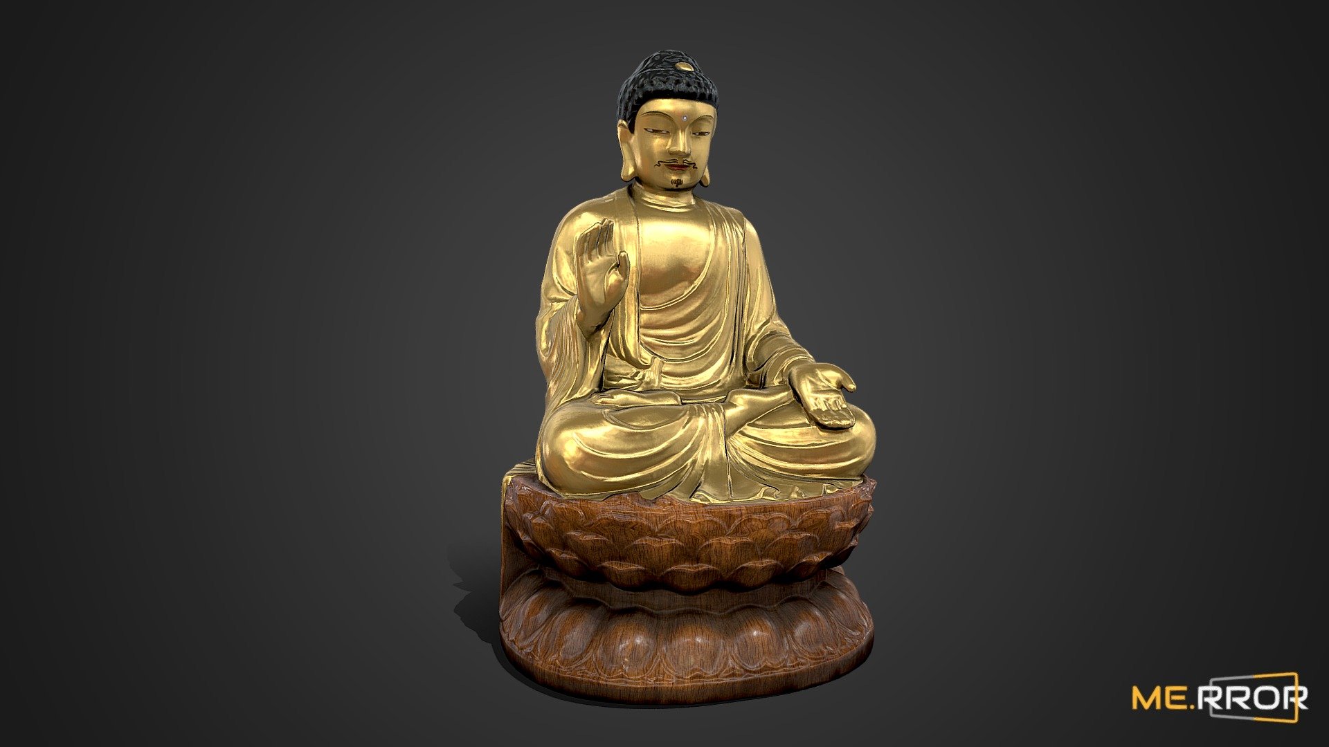 [Game-Ready] Golden Buddha Statue - Buy Royalty Free 3D model by ME ...