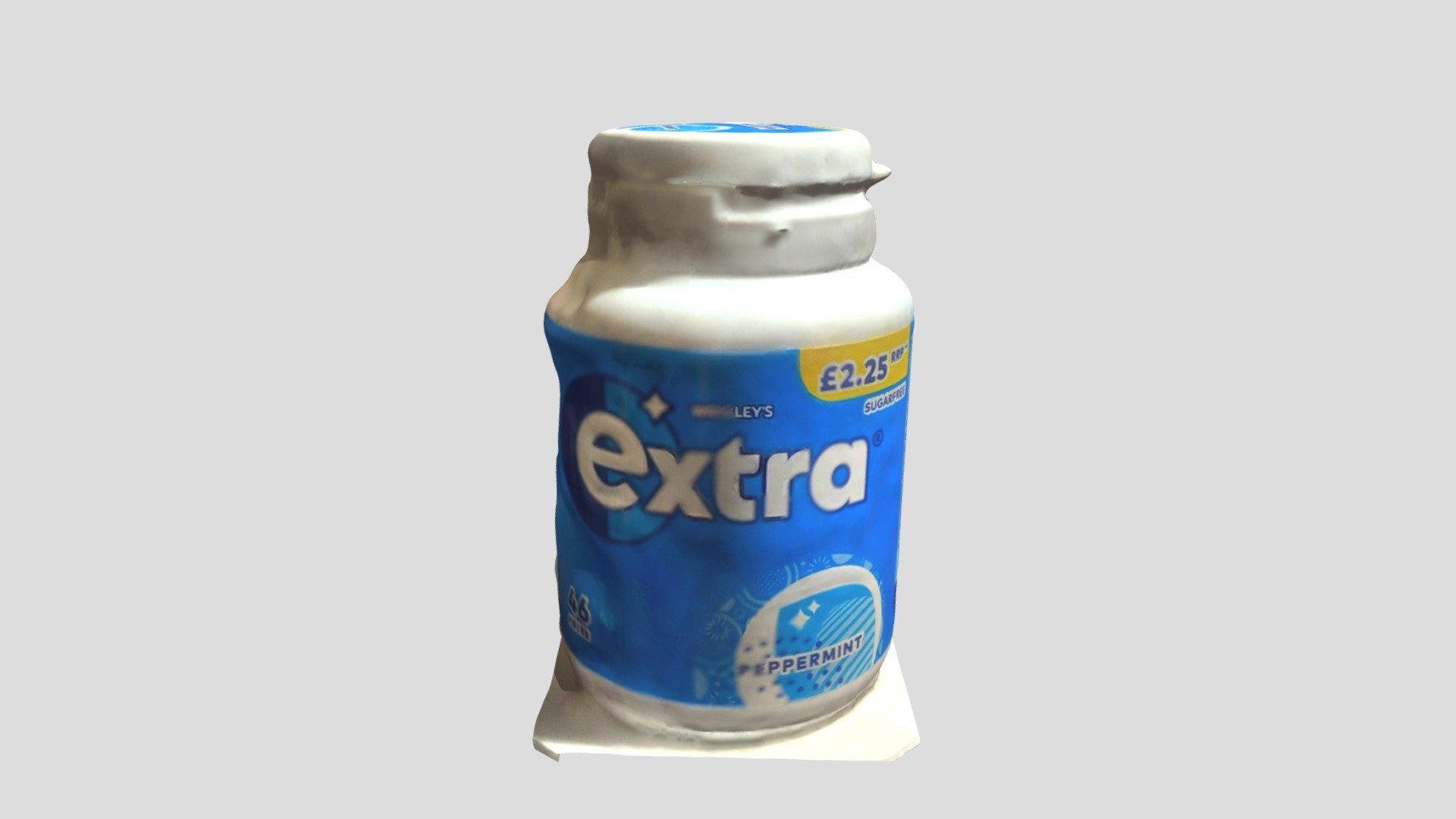Wrigley’s Extra Peppermint Chewing Gum - 3D model by Ads7422 [312a160 ...
