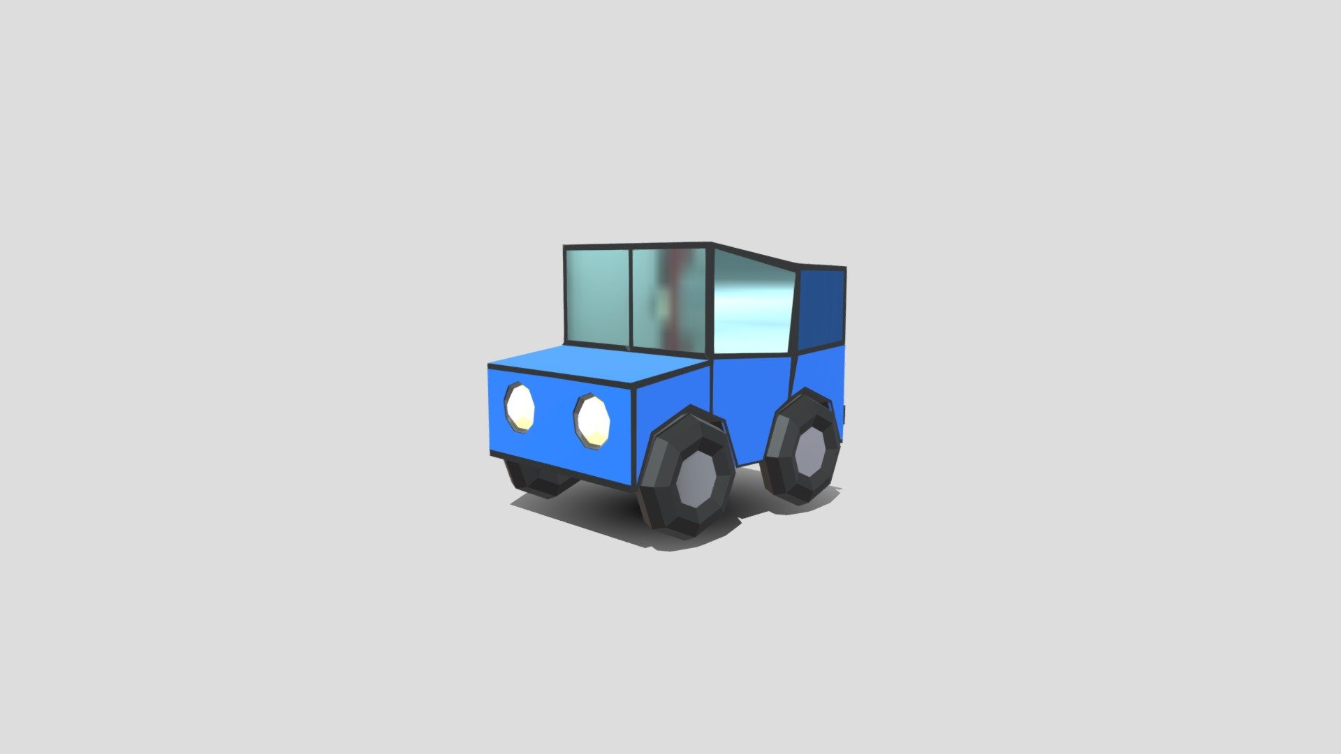 Cartoony Car || game asset - Download Free 3D model by Logout zero ...