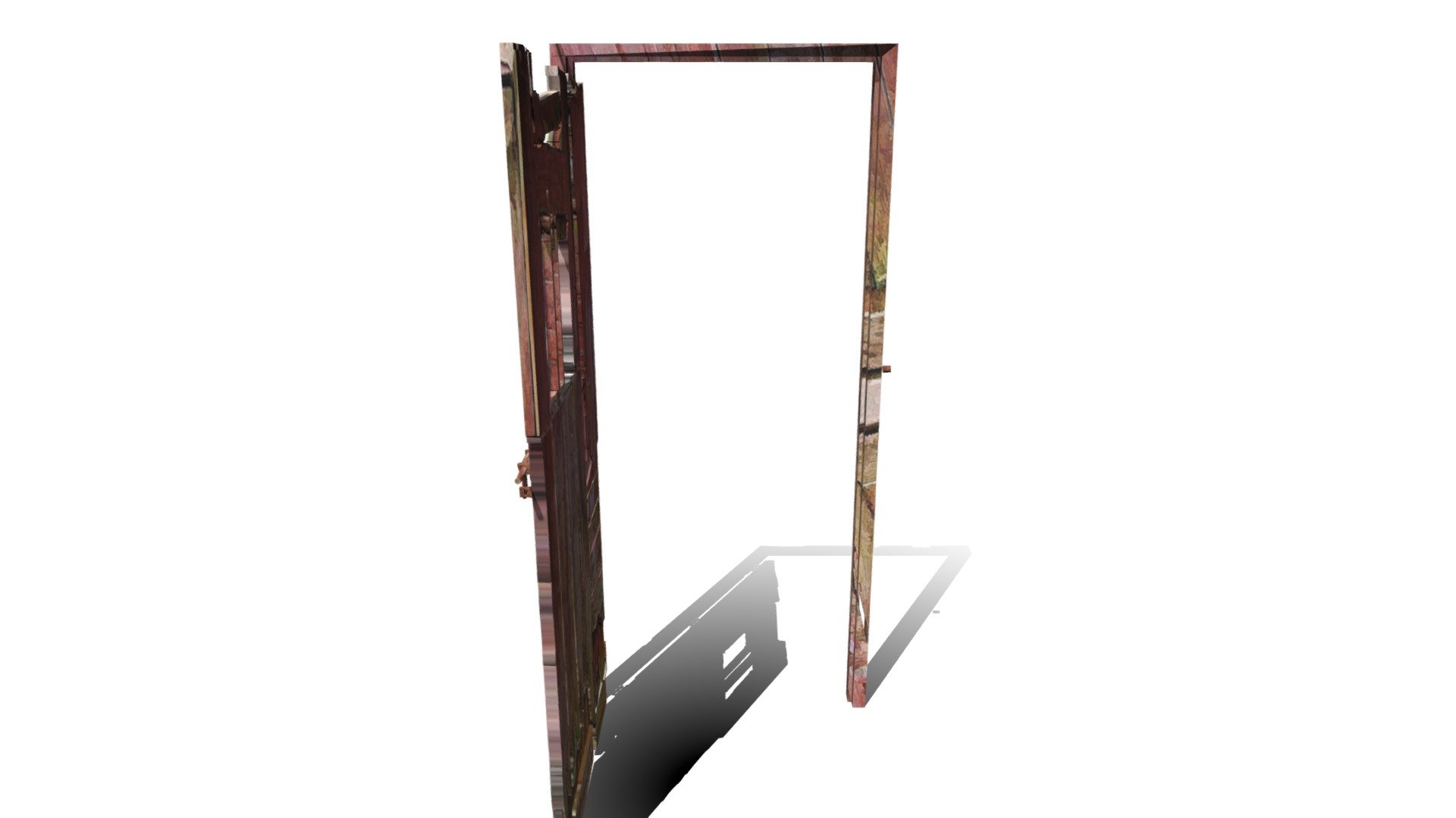 Broken Door - 3D model by alinkhan [312c18a] - Sketchfab