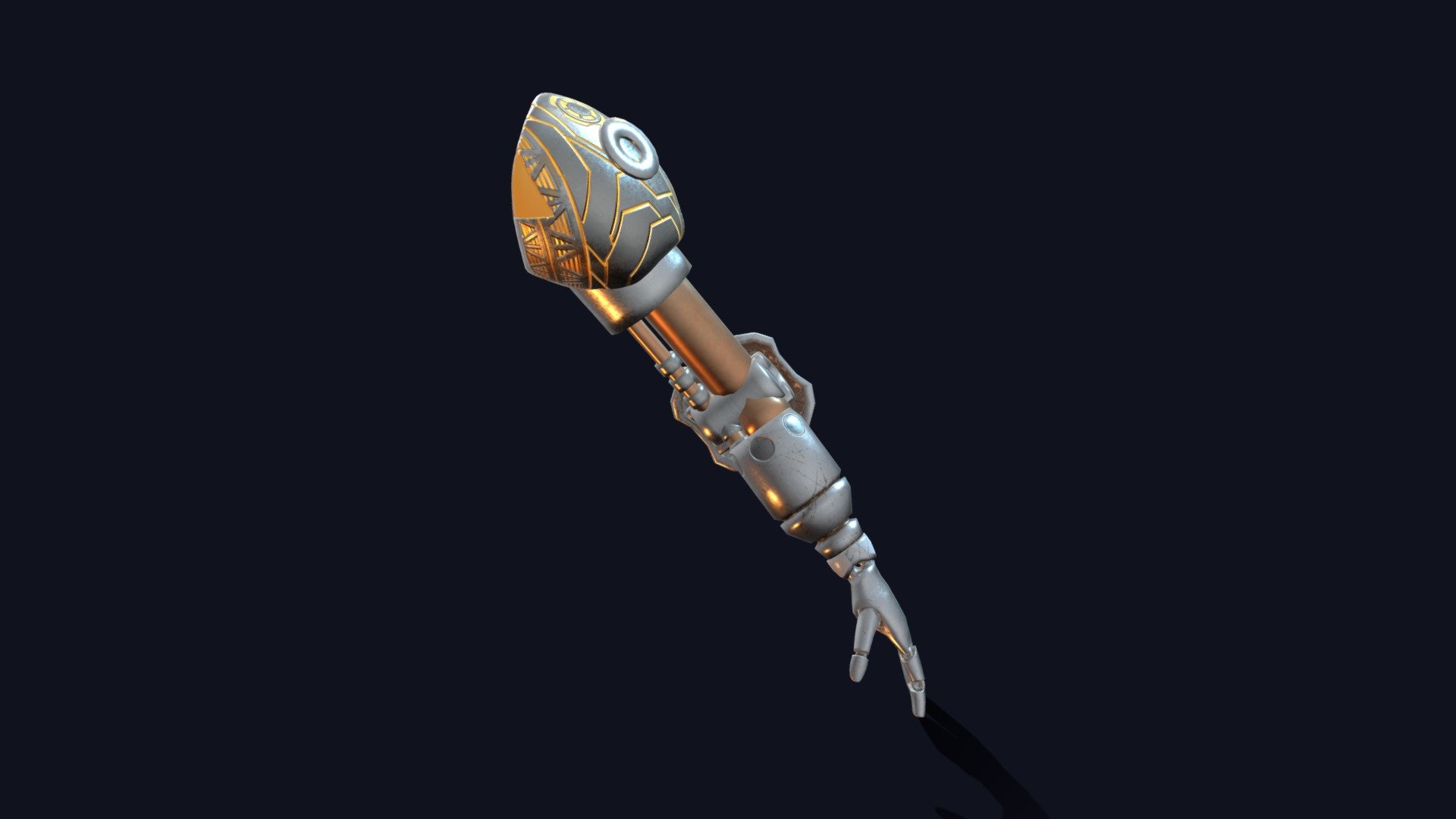 Mechanic Arm - 3D model by cloe.richard [312c442] - Sketchfab