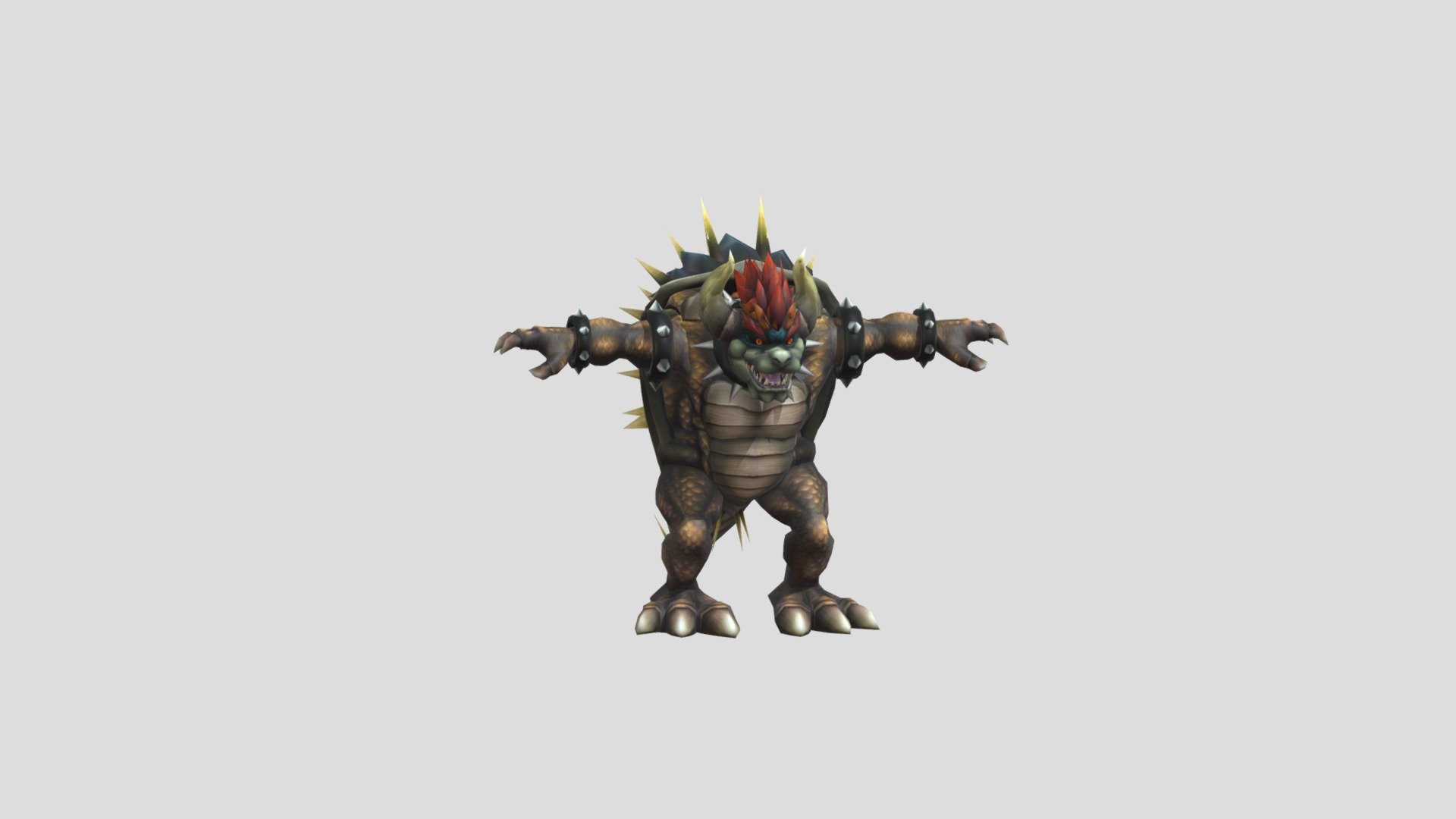 Wii - Super Smash Bros Brawl - Giga Bowser (1) - 3D model by ...