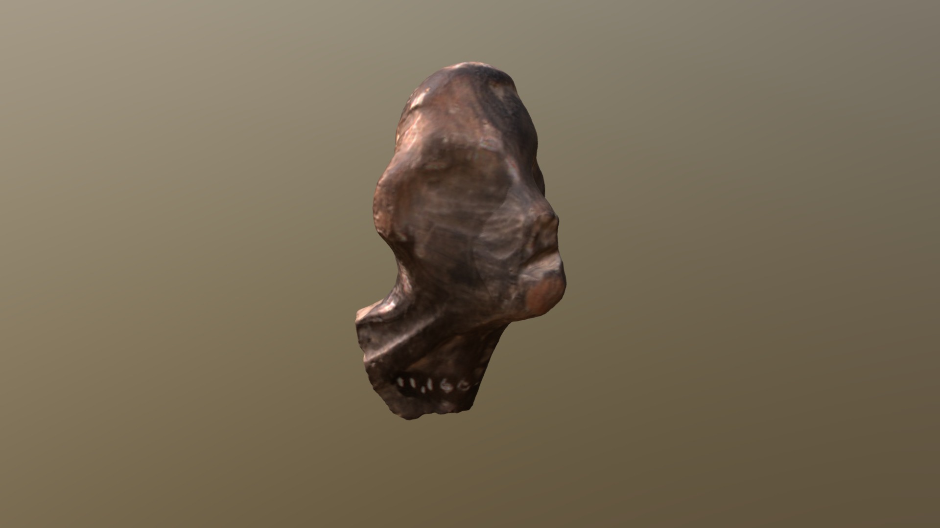 pinch-face smoking pipe (NS 11166) - 3D model by Royal Ontario Museum ...
