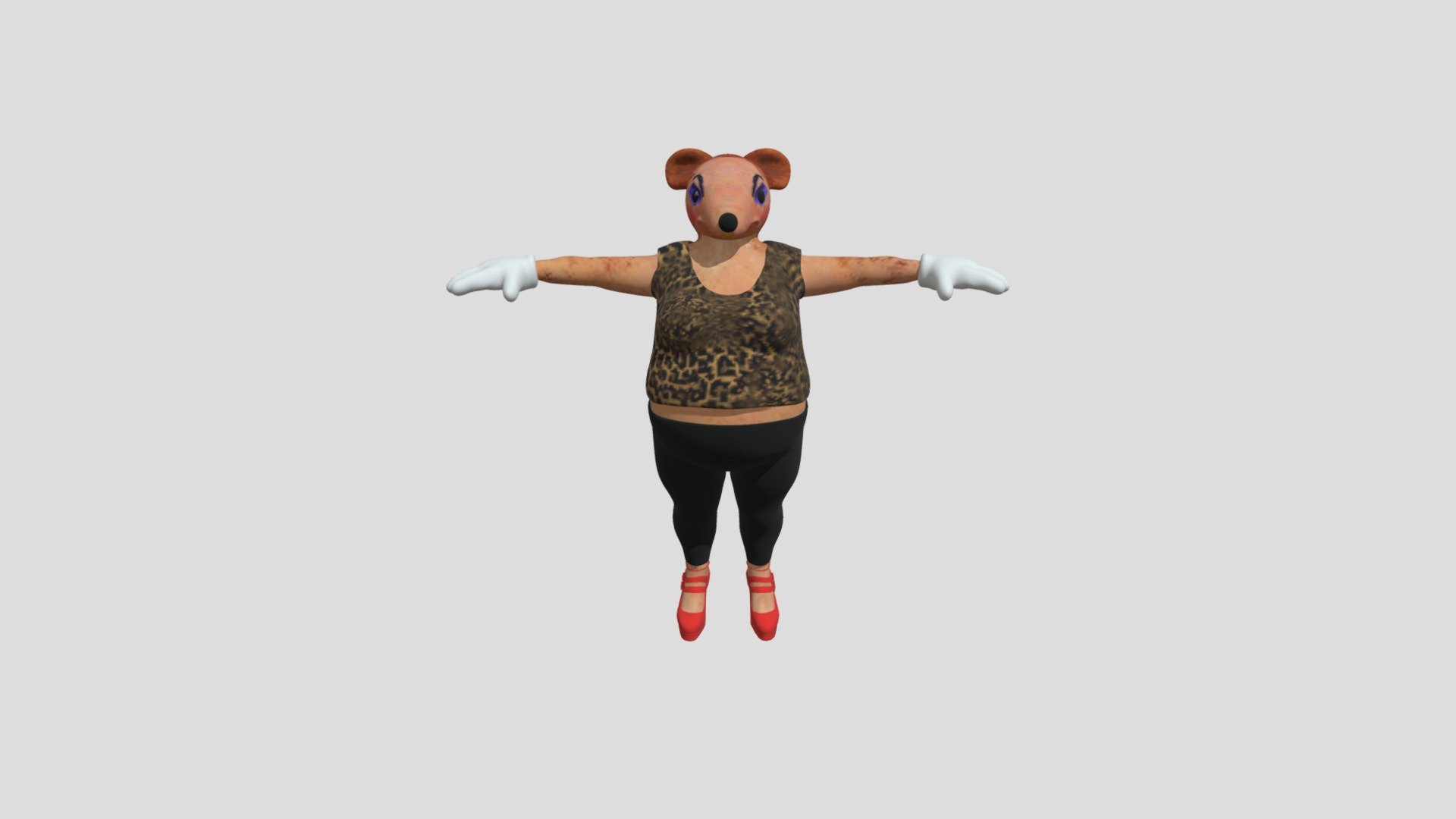 Ms Rat - Buy Royalty Free 3D model by Zubi [312c9d9] - Sketchfab Store