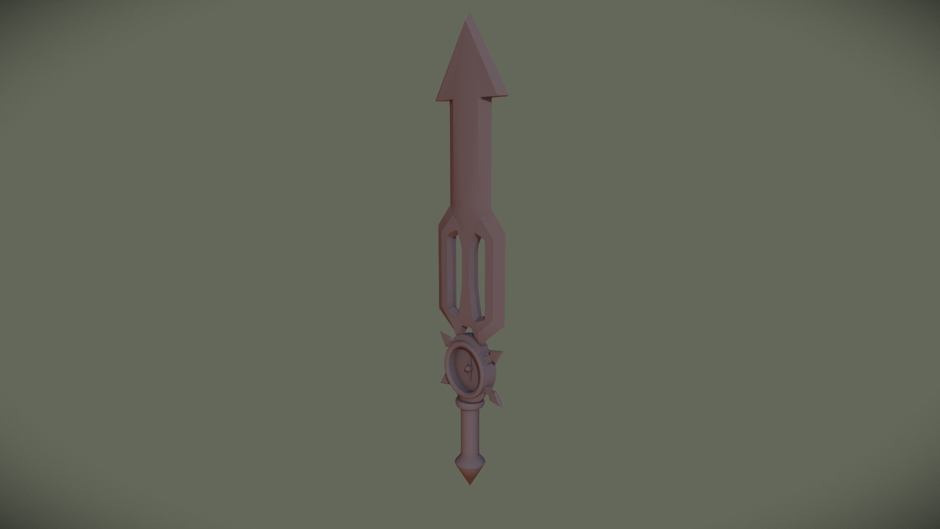 Stylised sword clay model - 3D model by jorandp [312d55b] - Sketchfab
