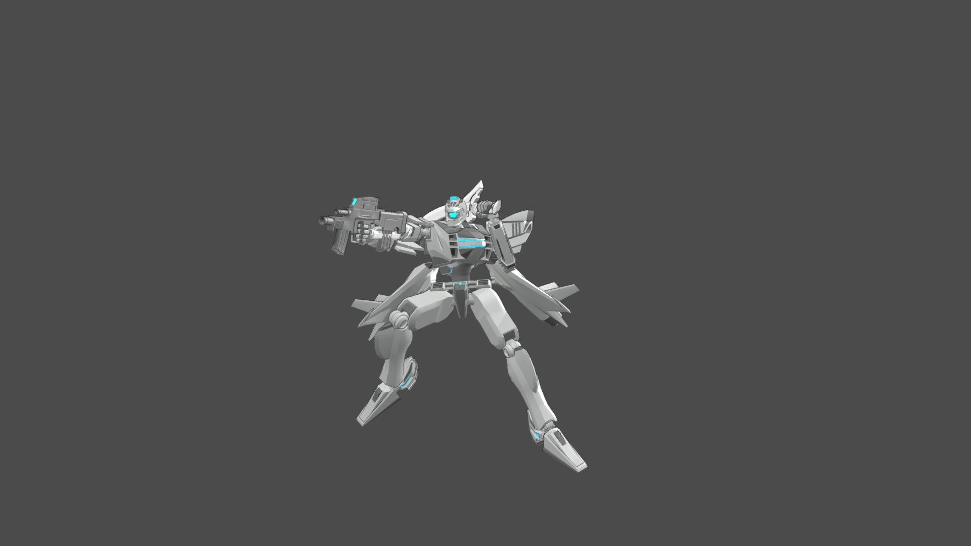 Mobile Assault Fighter - Mecha - 3D model by Hagia [3130a61] - Sketchfab
