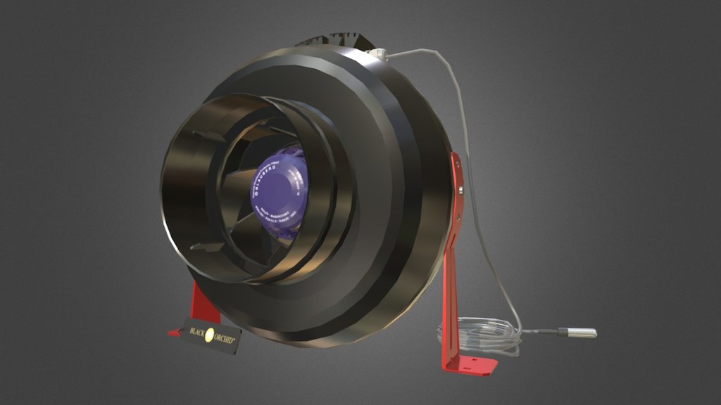 Black Orchid centri flow 150mm unr fan - 3D model by Black Orchid ...