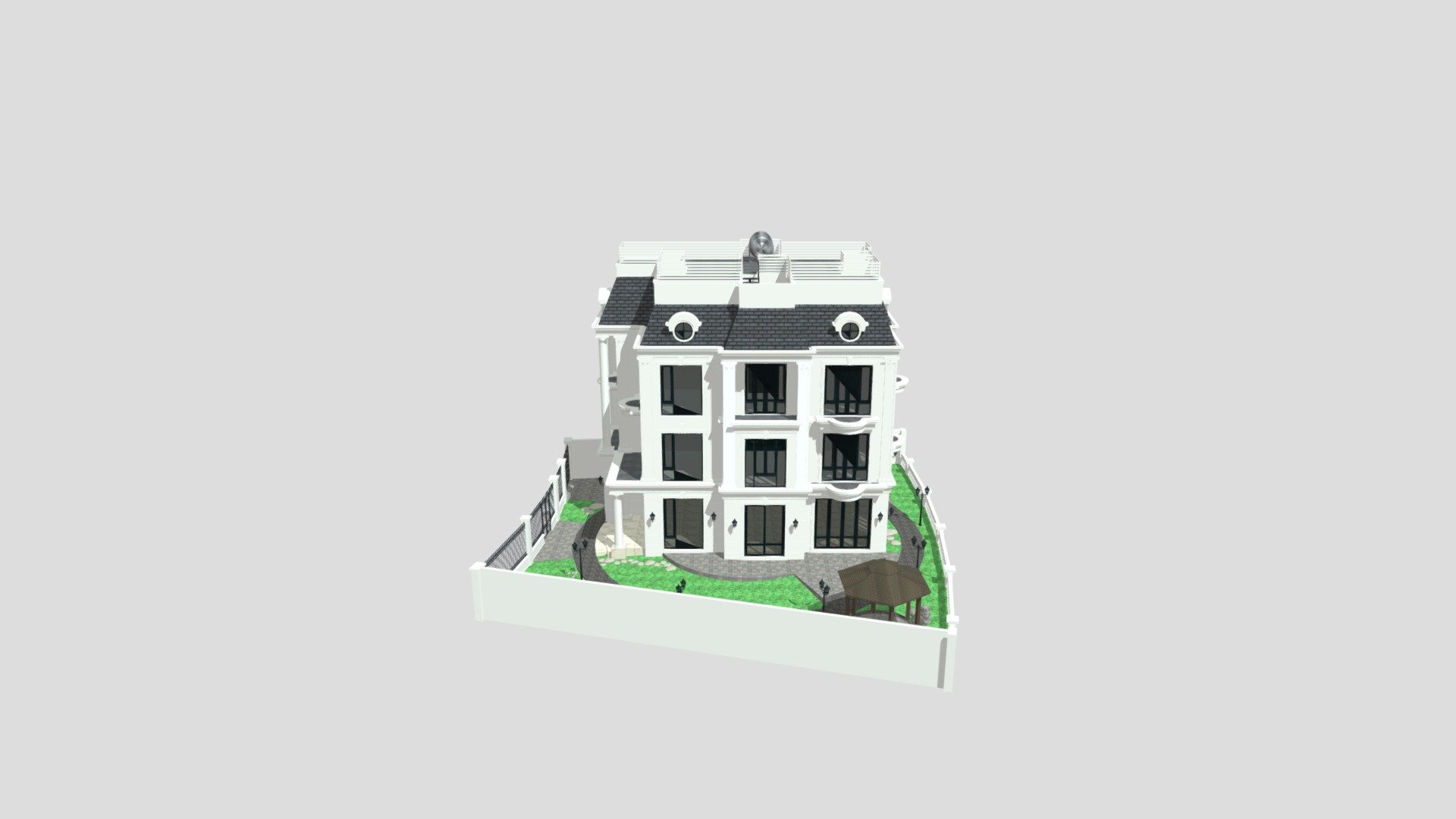 Cầu Tứ Liên - Cây cầu mới vinhomescoloa.net - 3D model by Dự án ...