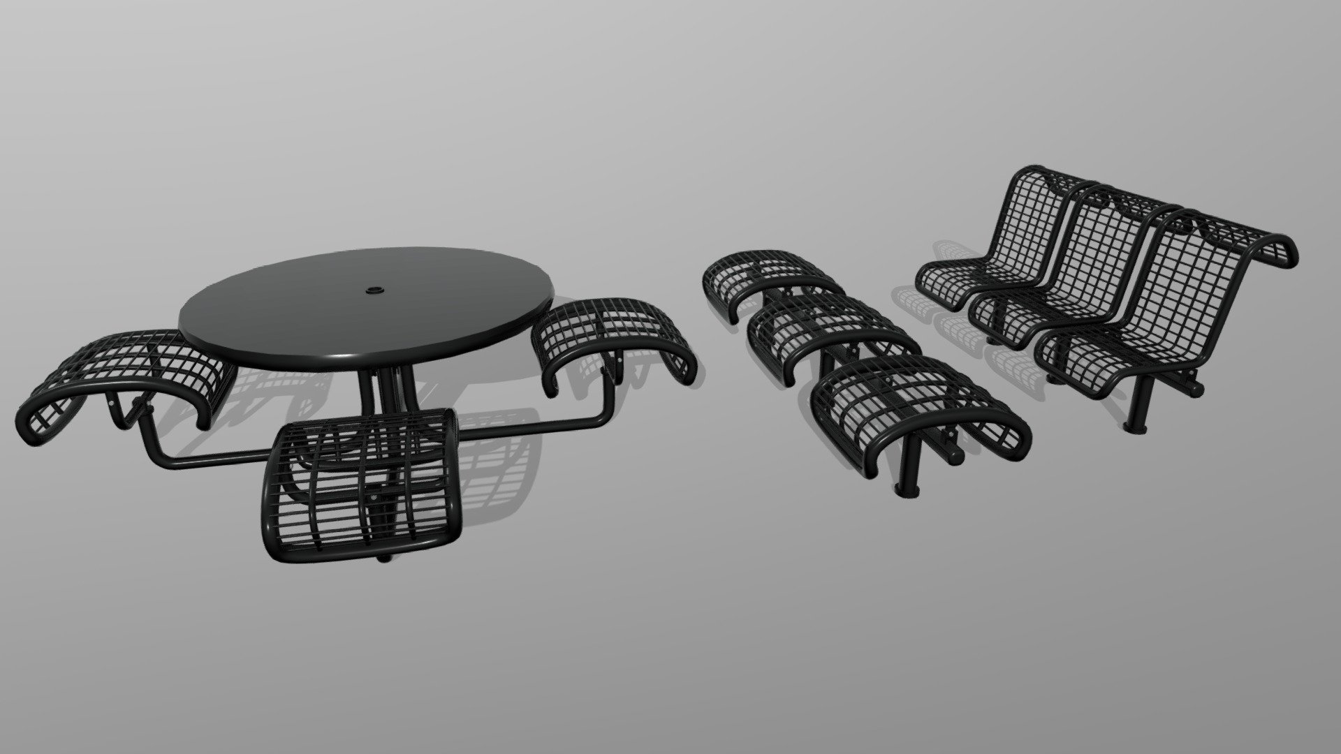 College Benches Free Asset Pack - Download Free 3D model by CurlyFryWhy ...