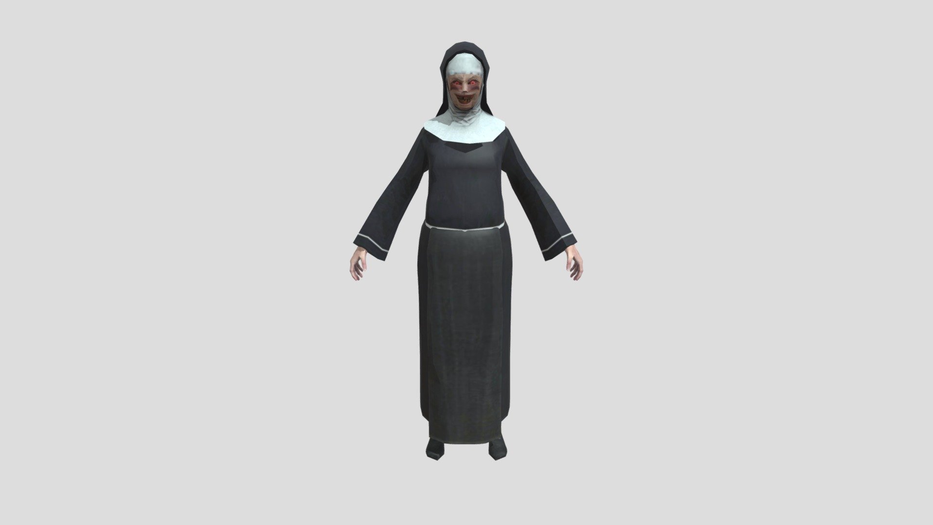 The Nun - 3D model by Harde1 [3133f76] - Sketchfab