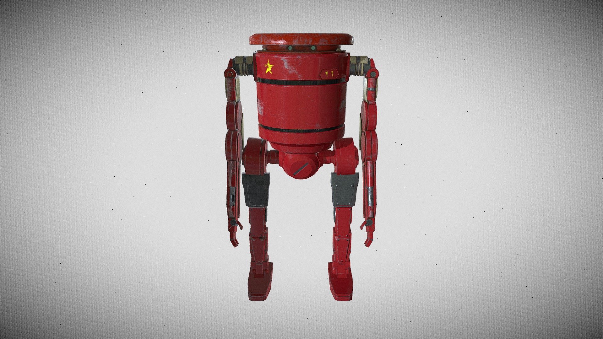 Soviet Robot - Download Free 3D model by Jam_Cube [3134bb8] - Sketchfab
