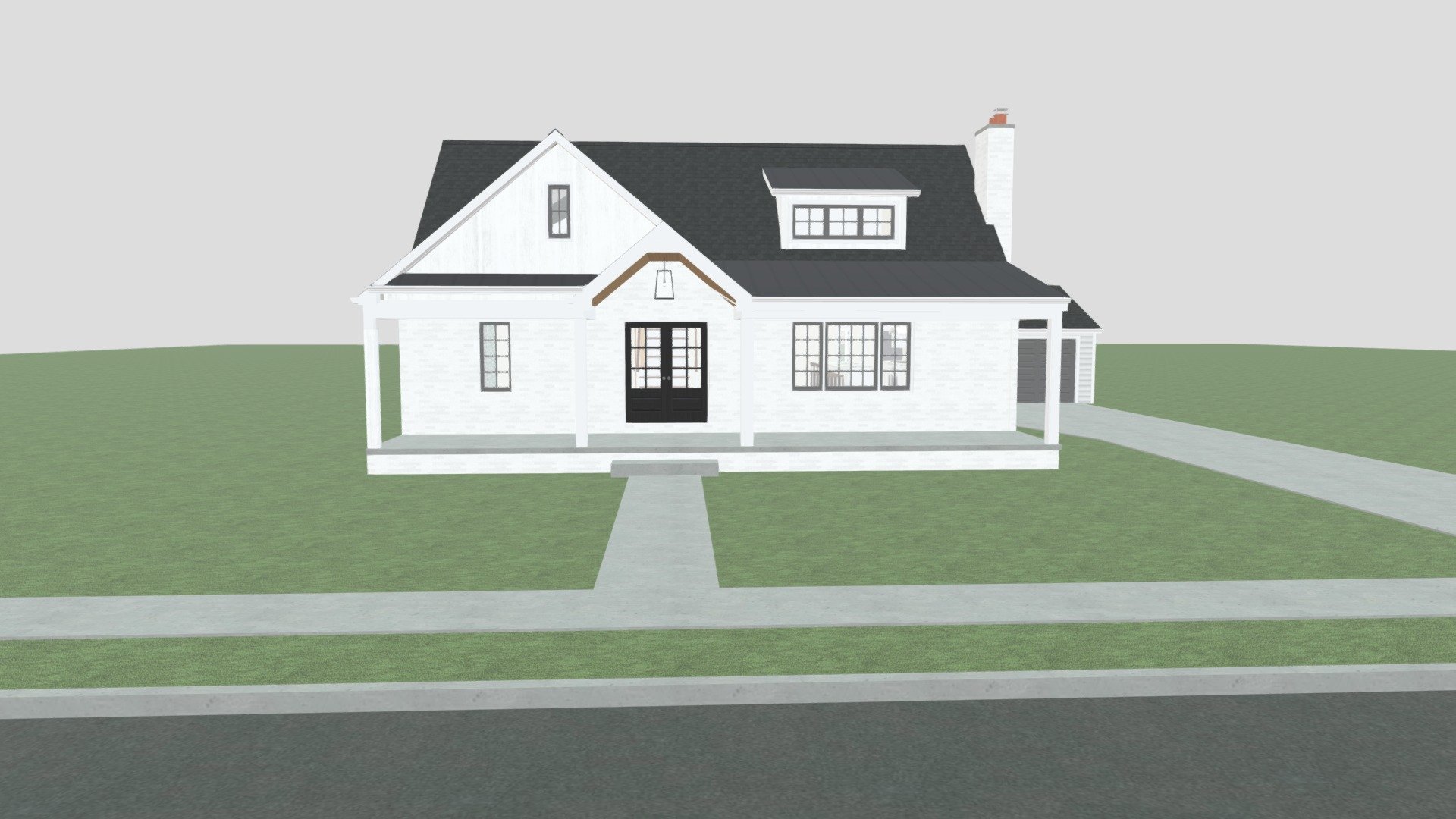 8 Foot Porch - 3D model by OakBridge Development (@oakbridge) [3135c81 ...