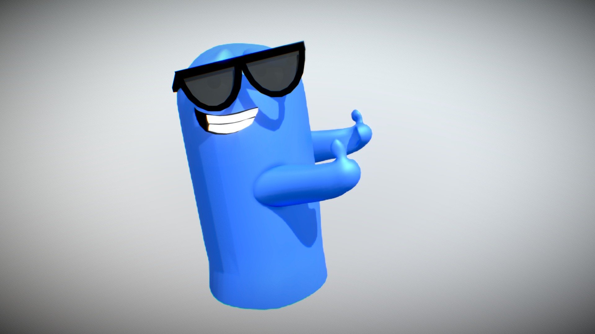 Bloo - 3D model by josue_santillan [3136c6e] - Sketchfab